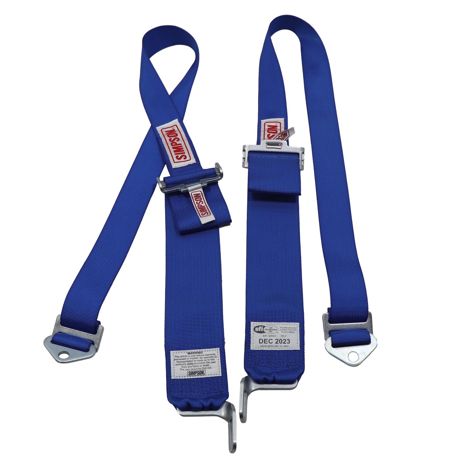 Simpson 30010BL Racing Blue HANS Device Shoulder Harness