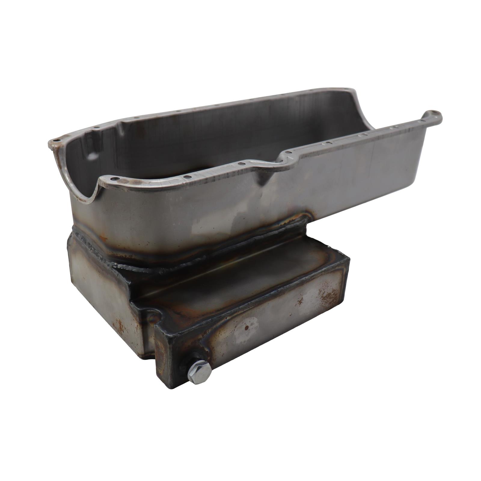 Speedway Small Block Chevy Claimer Oil Pan, RH Dipstick