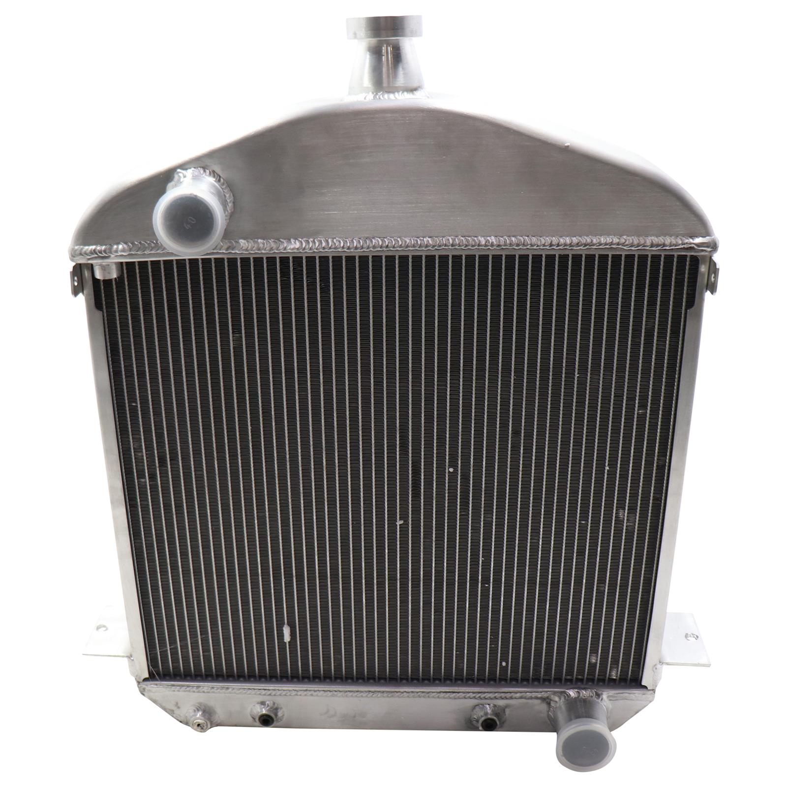 Speedway 1917-1923 T-Bucket Buffed Aluminum Radiator-Chevy Outlet