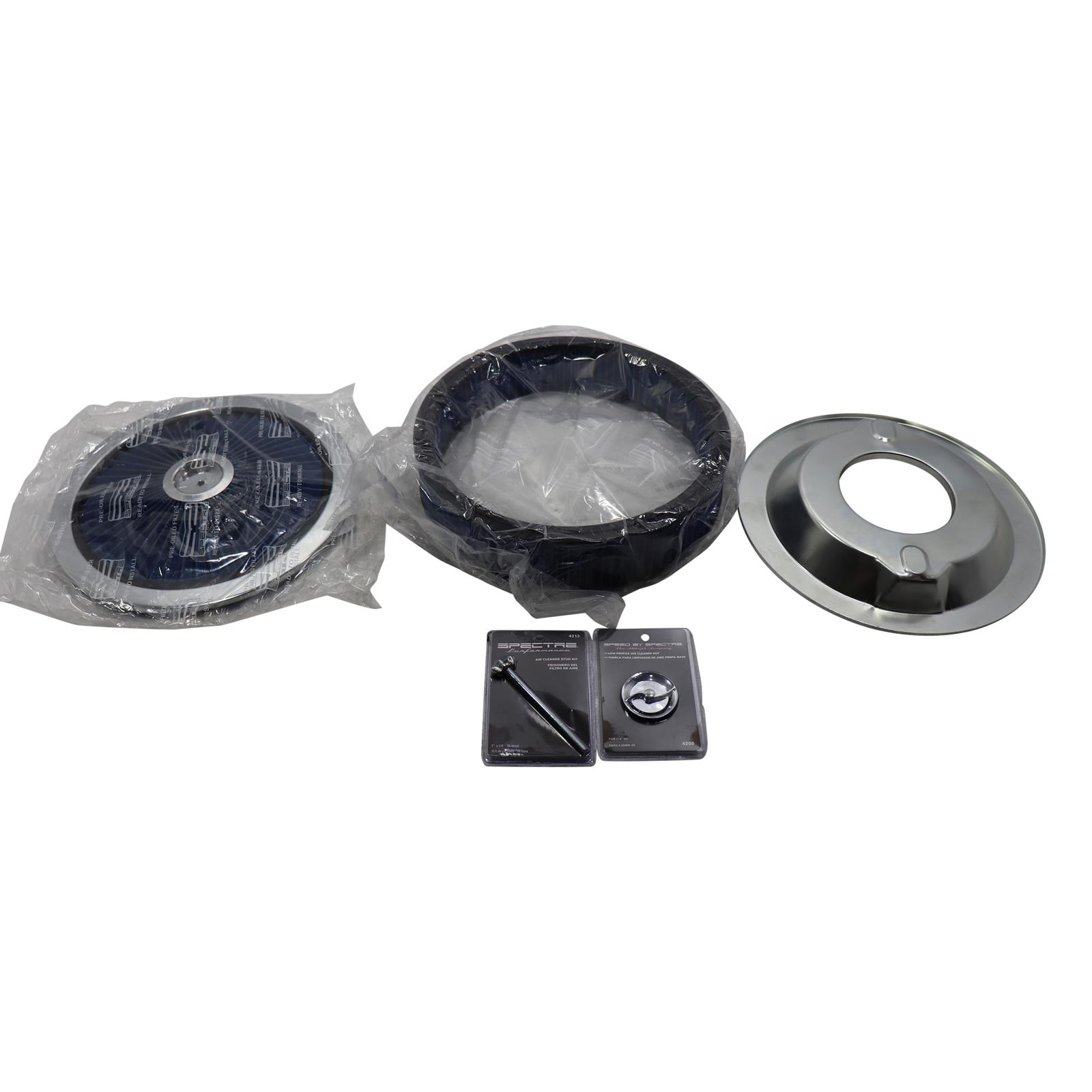 Spectre 847626 Extraflow Air Filter Assembly, 3in Tall, Blue, Rou