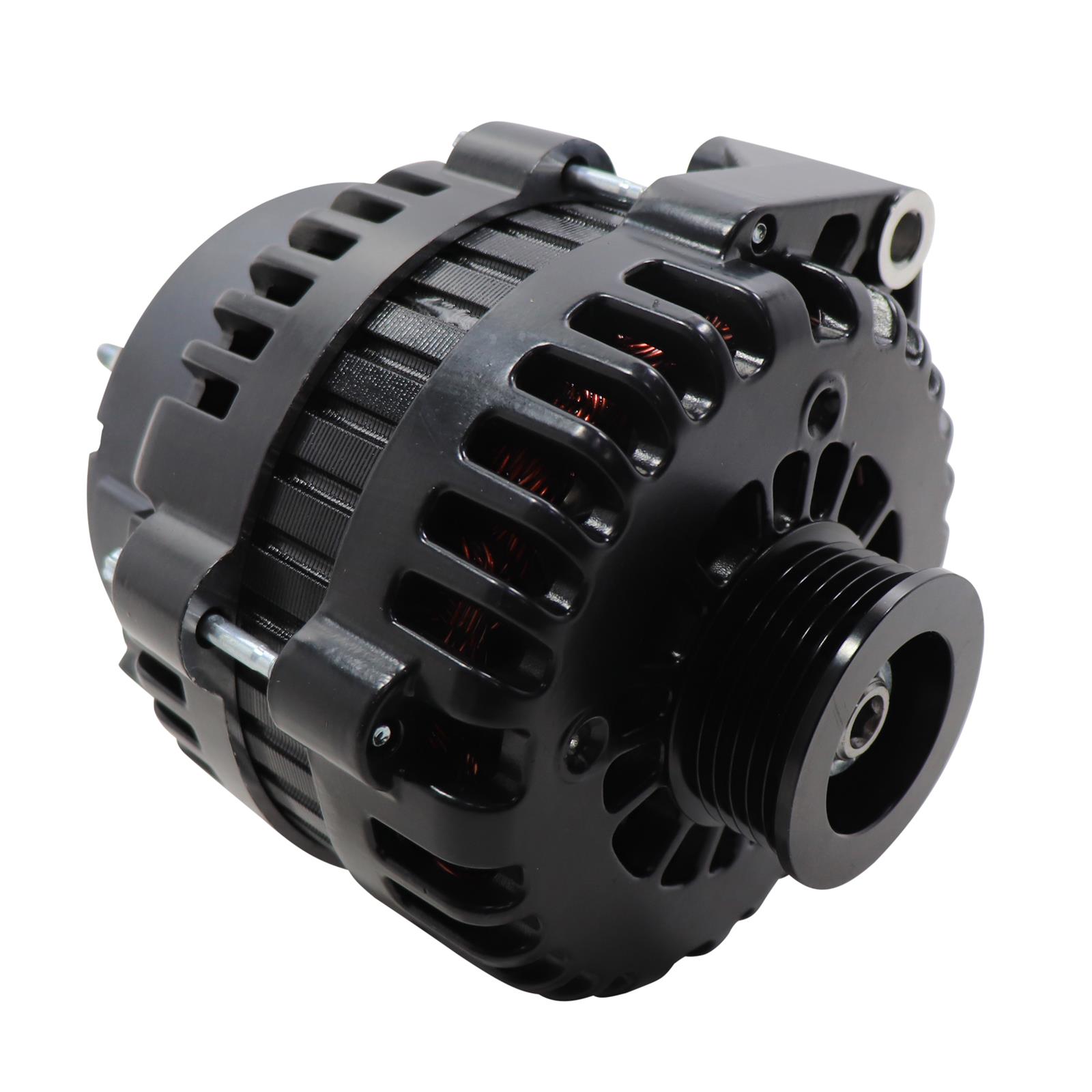 GM AD244 Style High Output 220 Amp All Black Alternator
