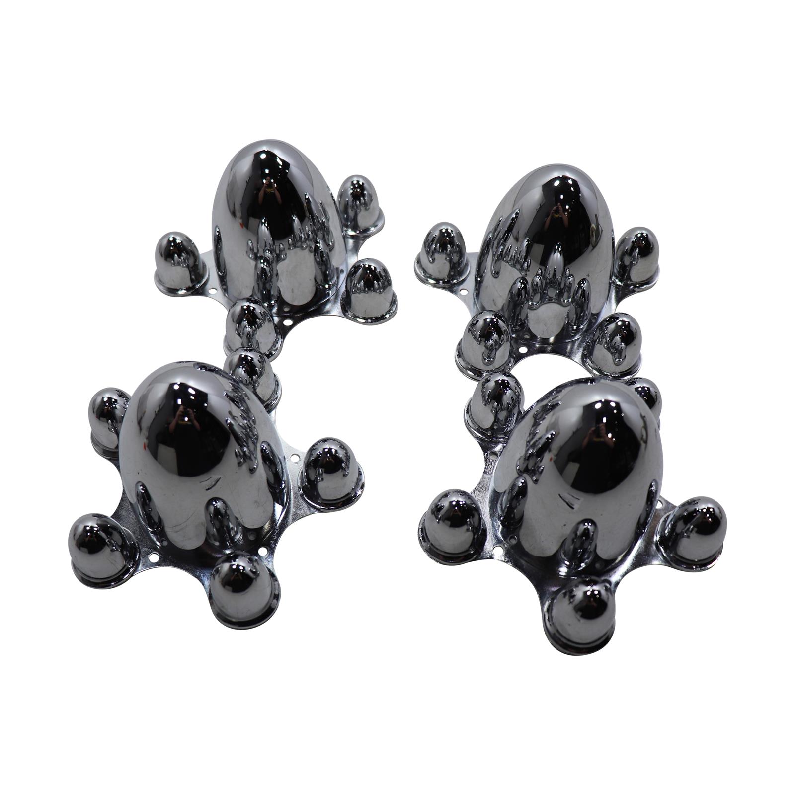 Speedway Bullet-Style Spider Cap Wheel Hub Covers, 5 on 4-3/4 Inc