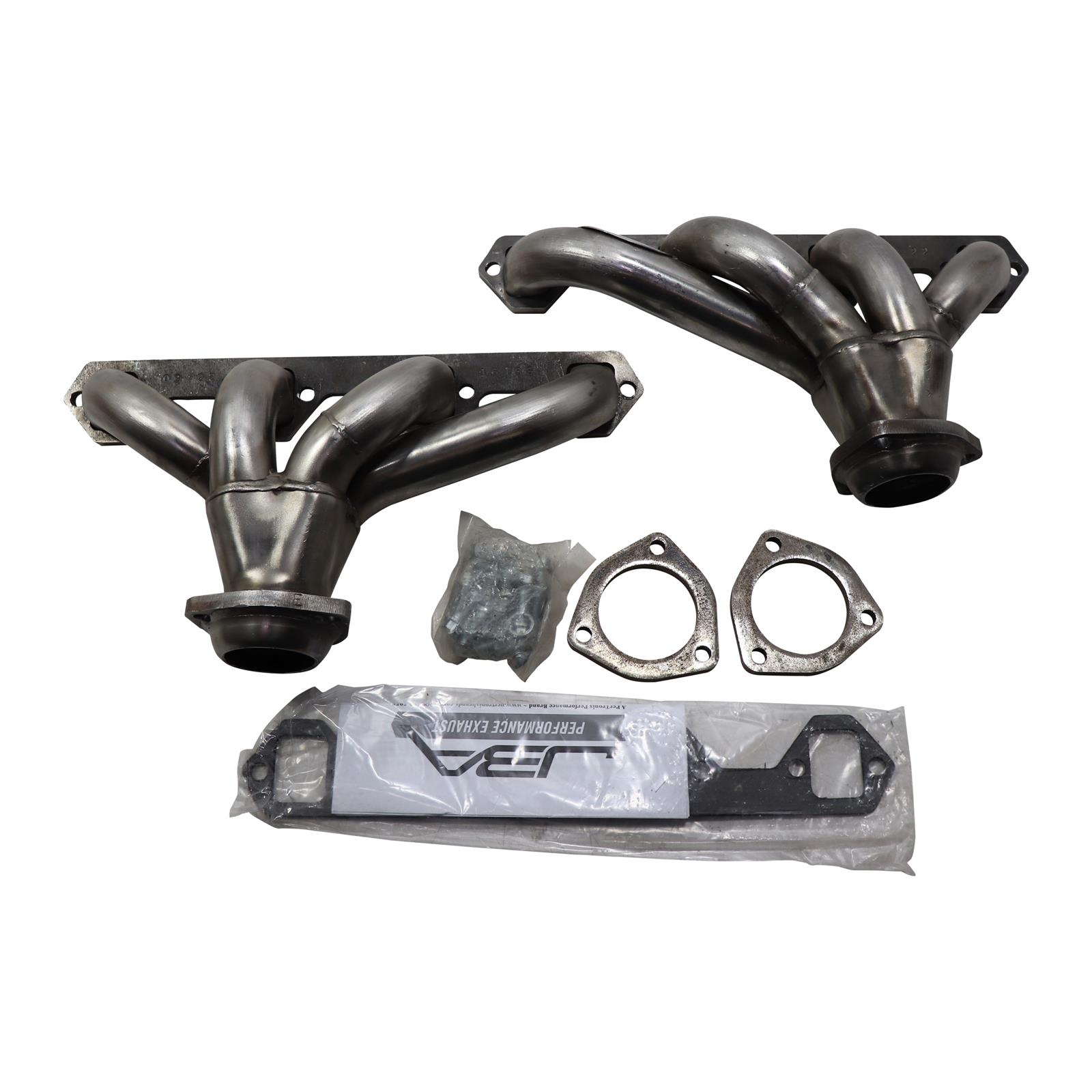 JBA 1615S Stainless Steel Shorty Header, SBF 289/302/351