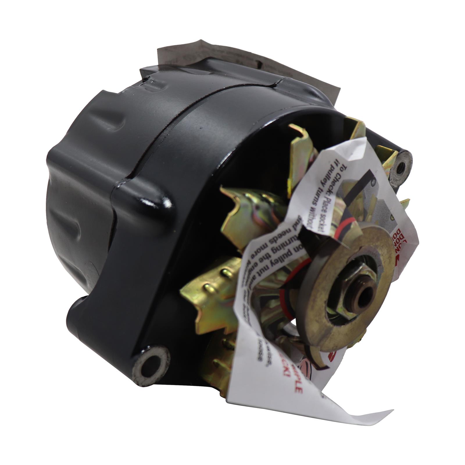 Powermaster 57297 GM 12SI 150 Amp Smooth Look Alternator, Black