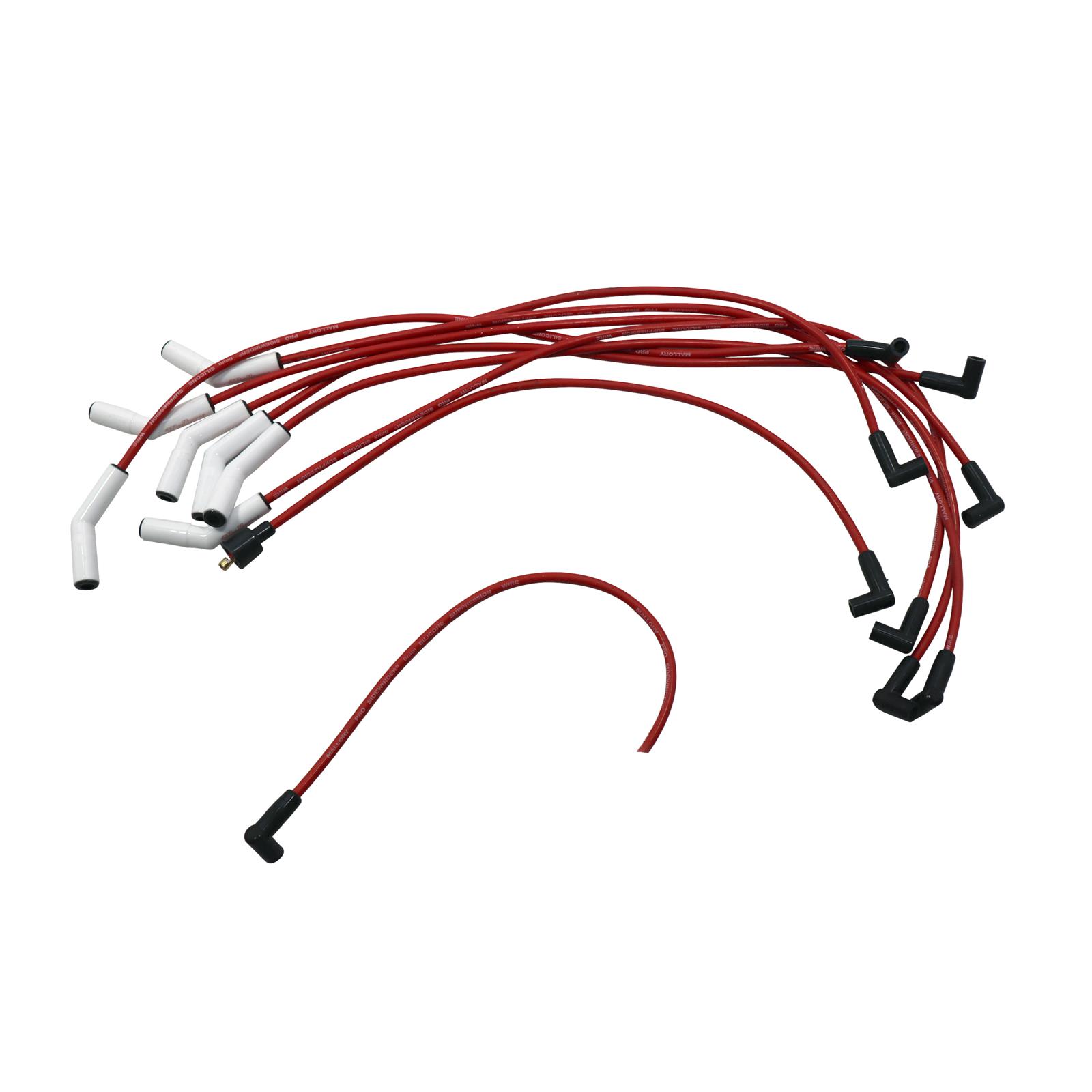 Mallory Ignition 947C PSW Ceramic Universal Wire Set, 135 Degree