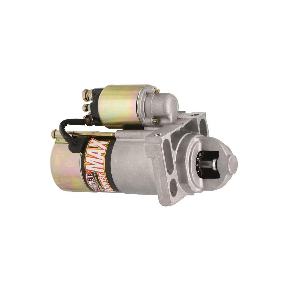 Powermaster 9201 PowerMAX Starter, Full size, Gold Iridited Chevy