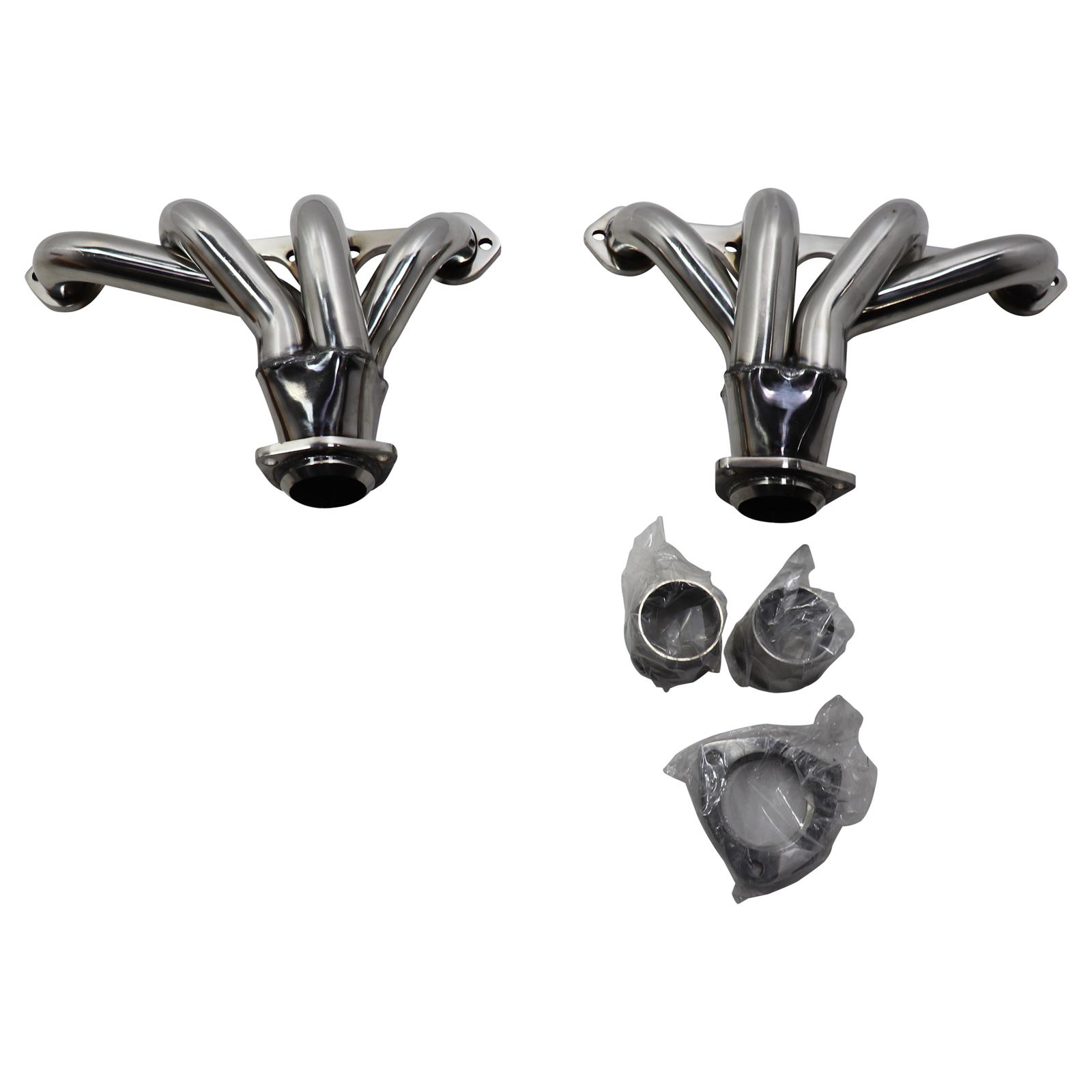 Small Block Ford Hugger Tight-Fit Headers, Stainless Steel