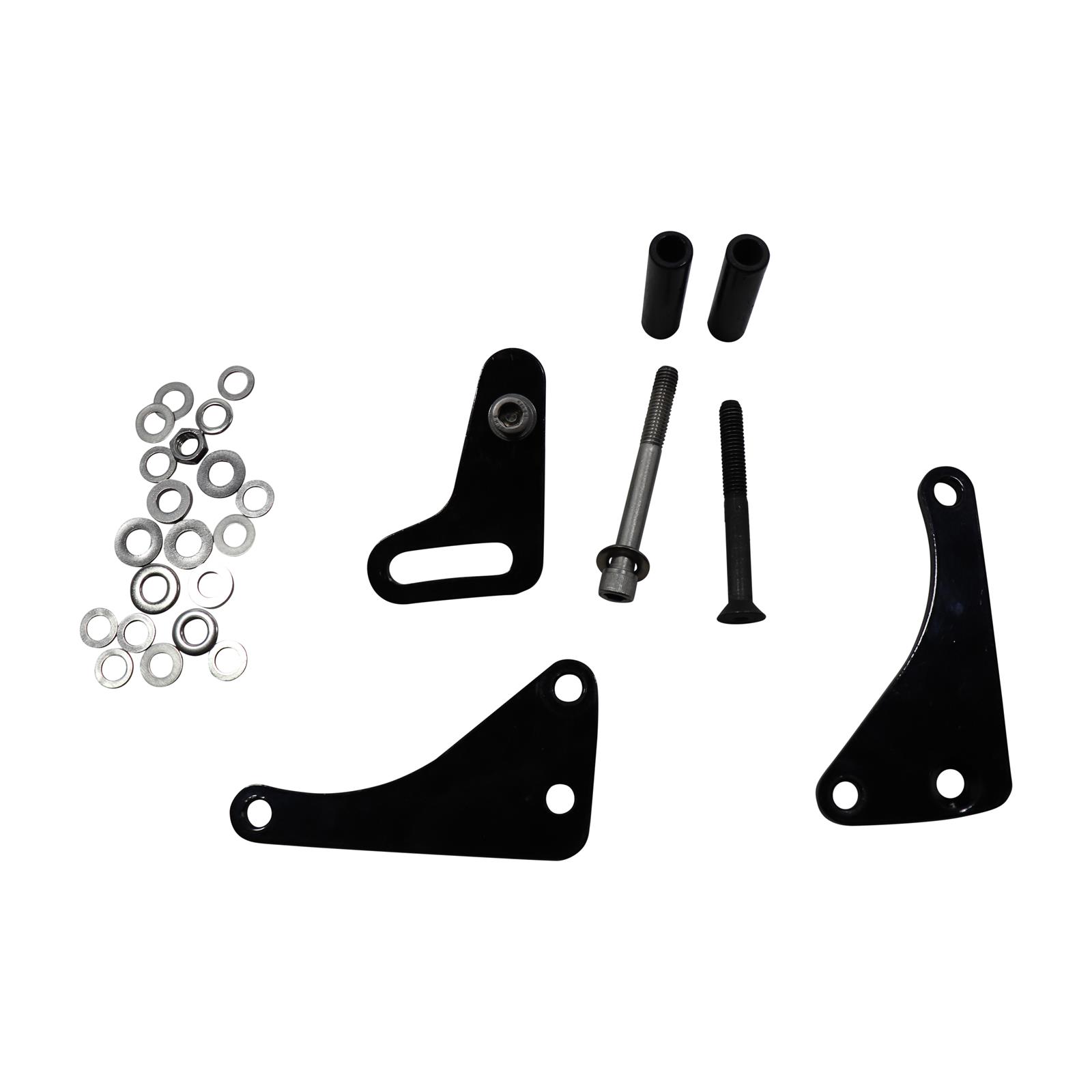 Bills Hot Rod Co.1200 Series SBC Side Mount P/S Bracket, Black