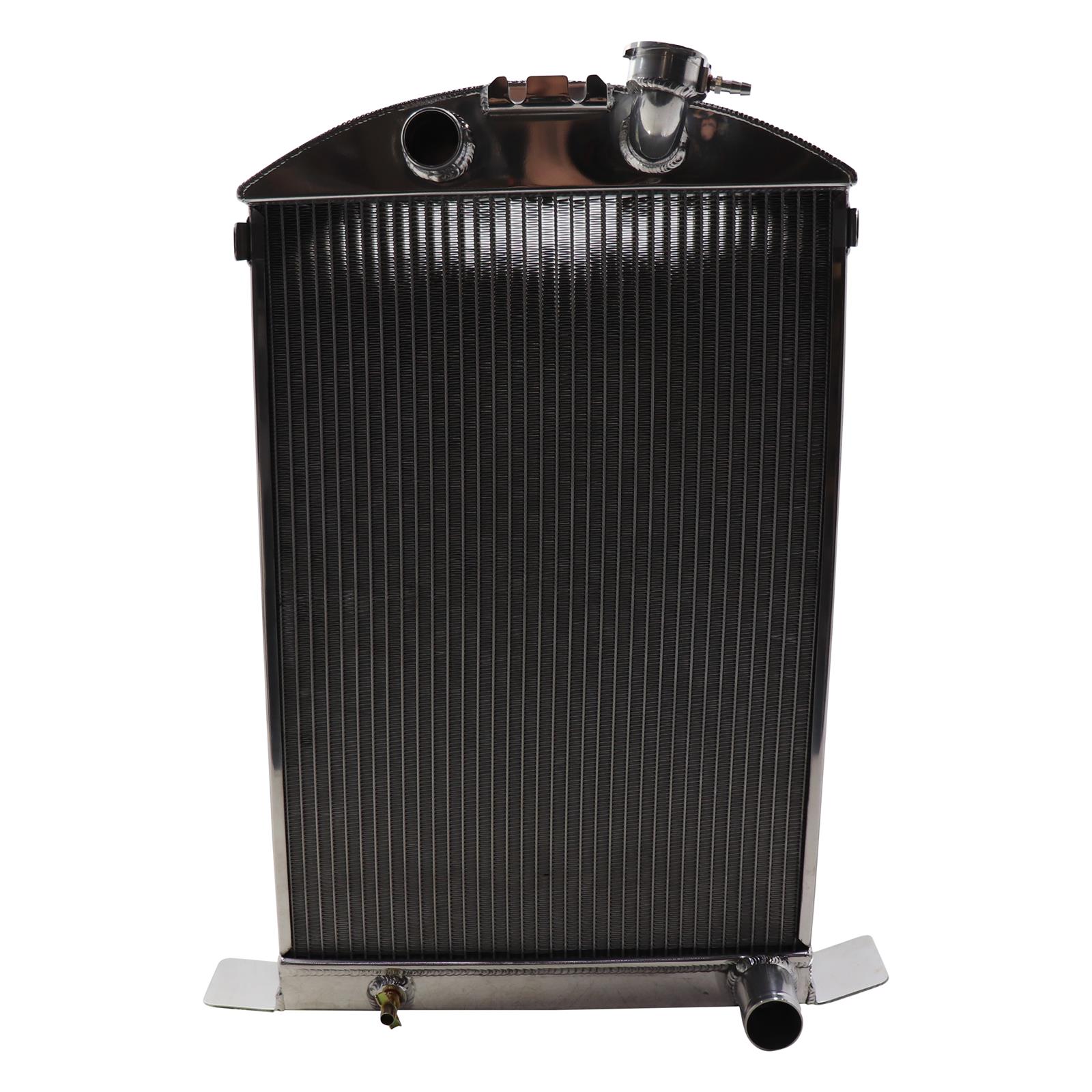 AFCO 80142-P-NA-N 1937-38 Ford Aluminum Radiators, Chevy Engine