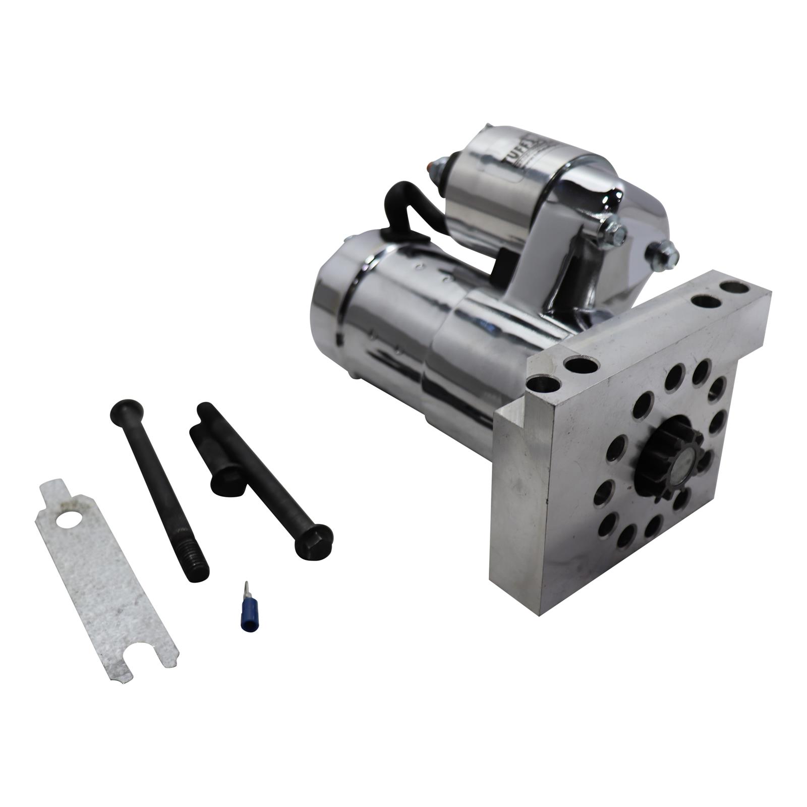 Tuff Stuff Chrome Chevy Super-Lite Mini Starter-153/168 Tooth Fly