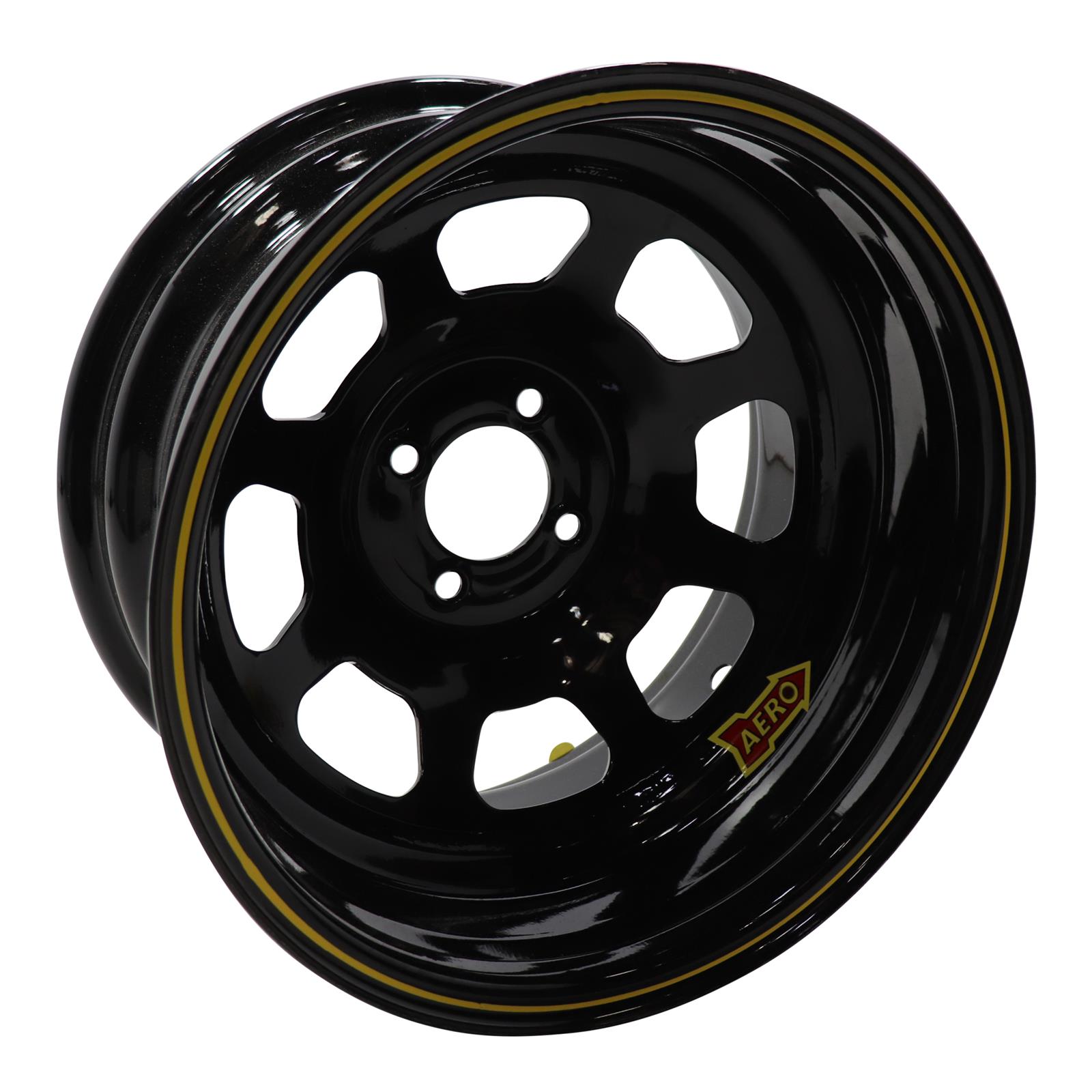 Aero 55-184020 55 Series 15x8 Inch Wheel, 4-lug, 4 on 4 BP, 2 Inc