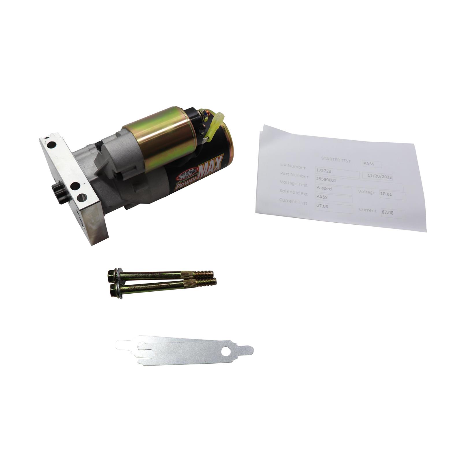 Powermaster 9000 PowerMAX Starter, Mini, Black/Natural, Chevy