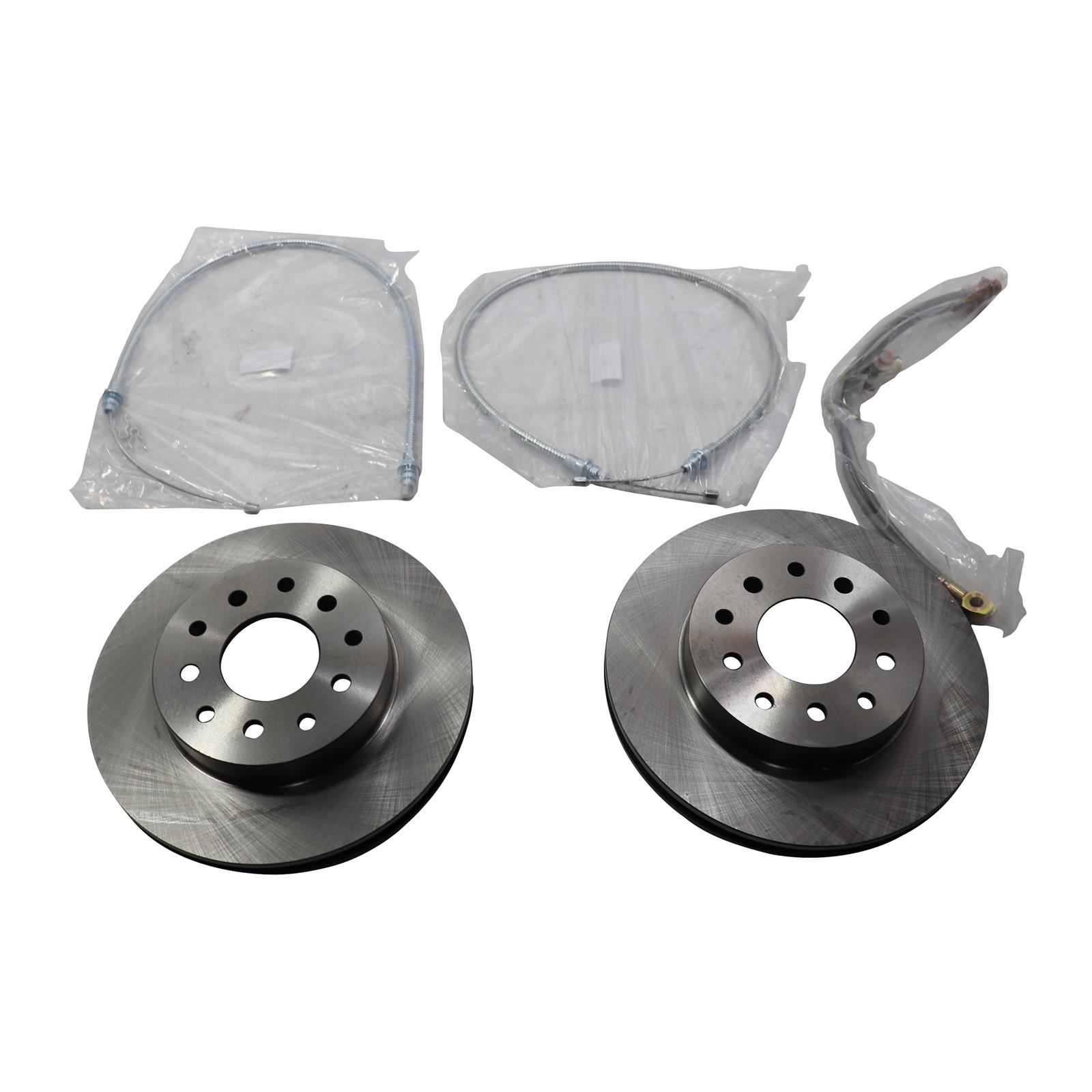 Staggered Rear Disc Brake Kit, GM F/X Body, 10 & 12 Bolt