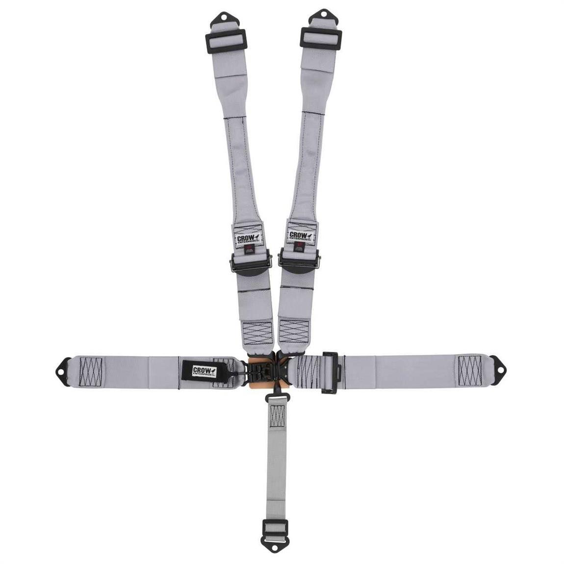 Crow 11006PRB Pro Series Racing Harness, 3 inch, Gray