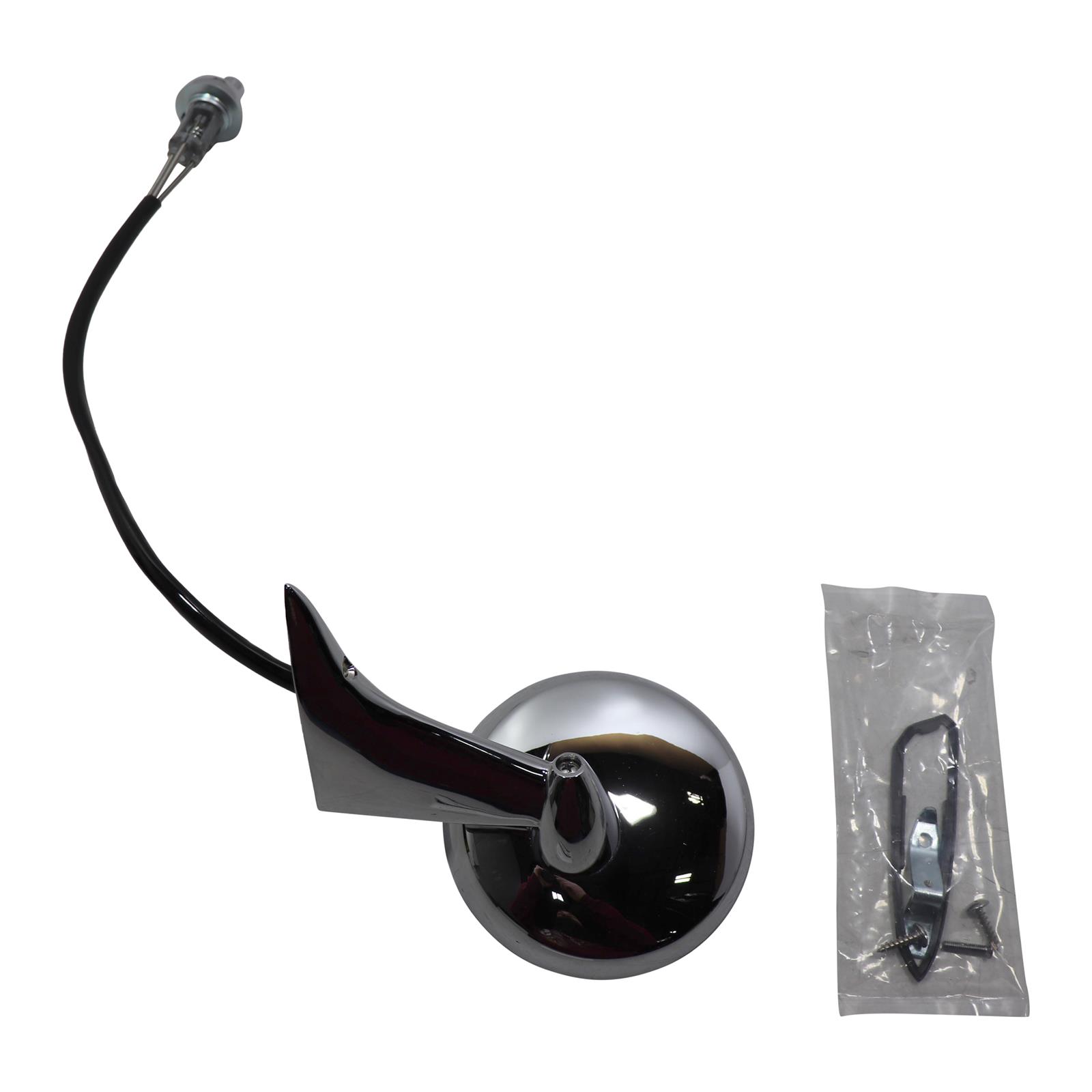 OER 3899857 1966-67 Remote Outer Door Mirror Assembly, LH