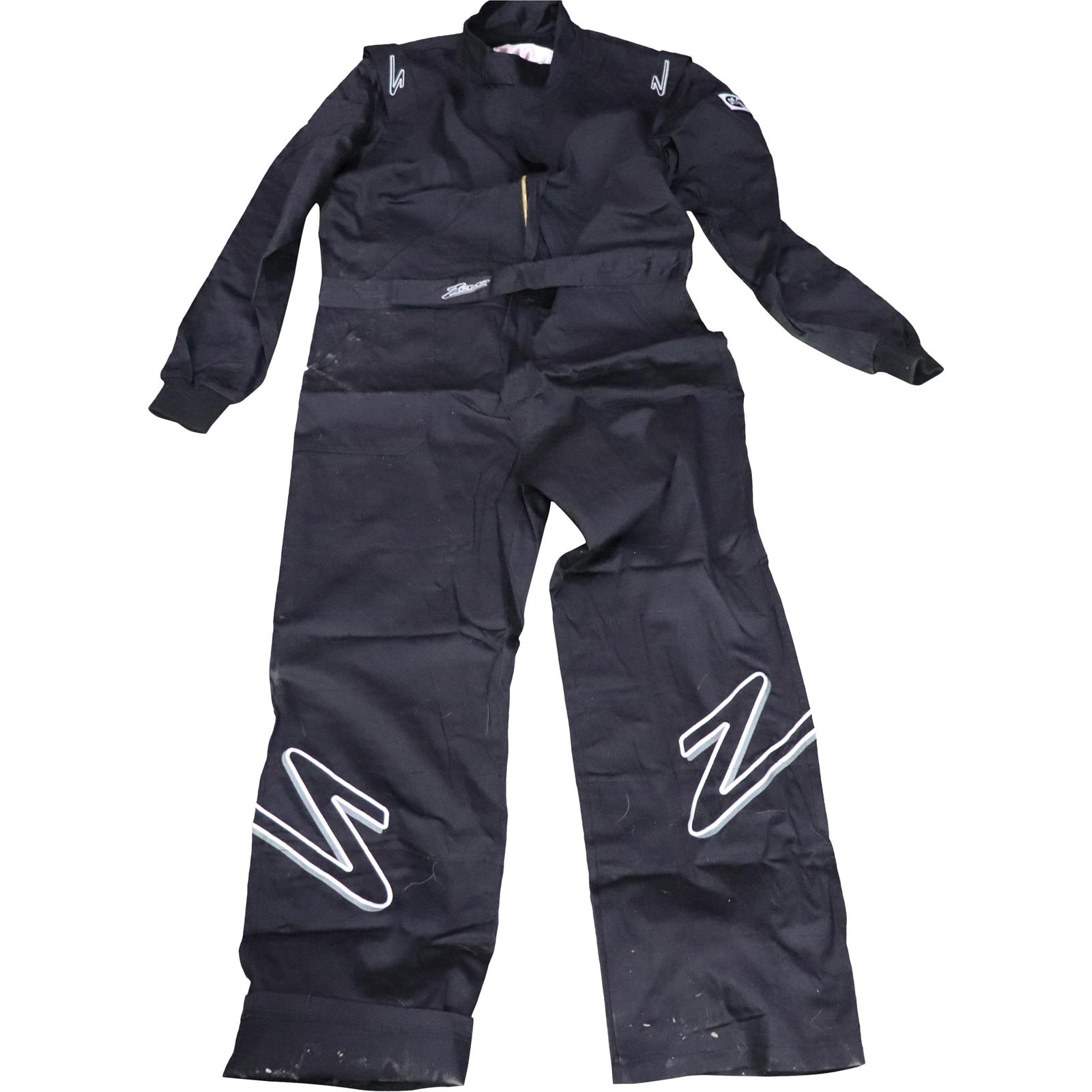 Zamp R010003XL ZR-10 SFI 3.2A/1 Black Single Layer Race Suit, XL