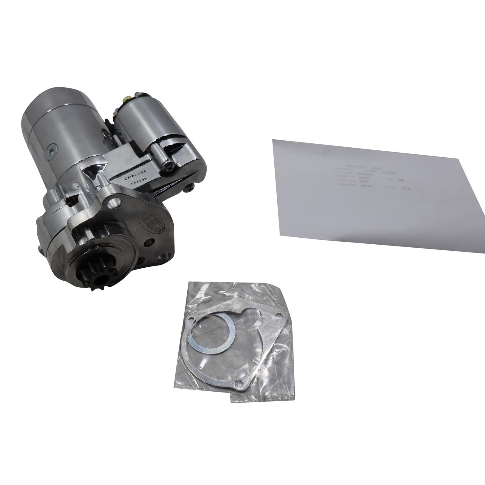 Powermaster 19004-13 PowerMAX Plus Starter, Mopar, Chrome Finish