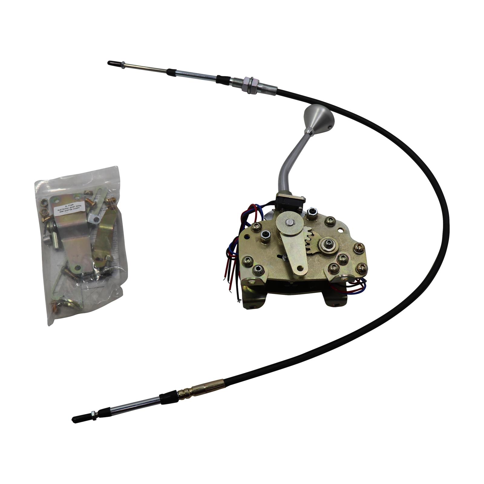 Lokar ES6R80EM Electronic Sport Shifter, 6R80, 8 Inch, Mushroom