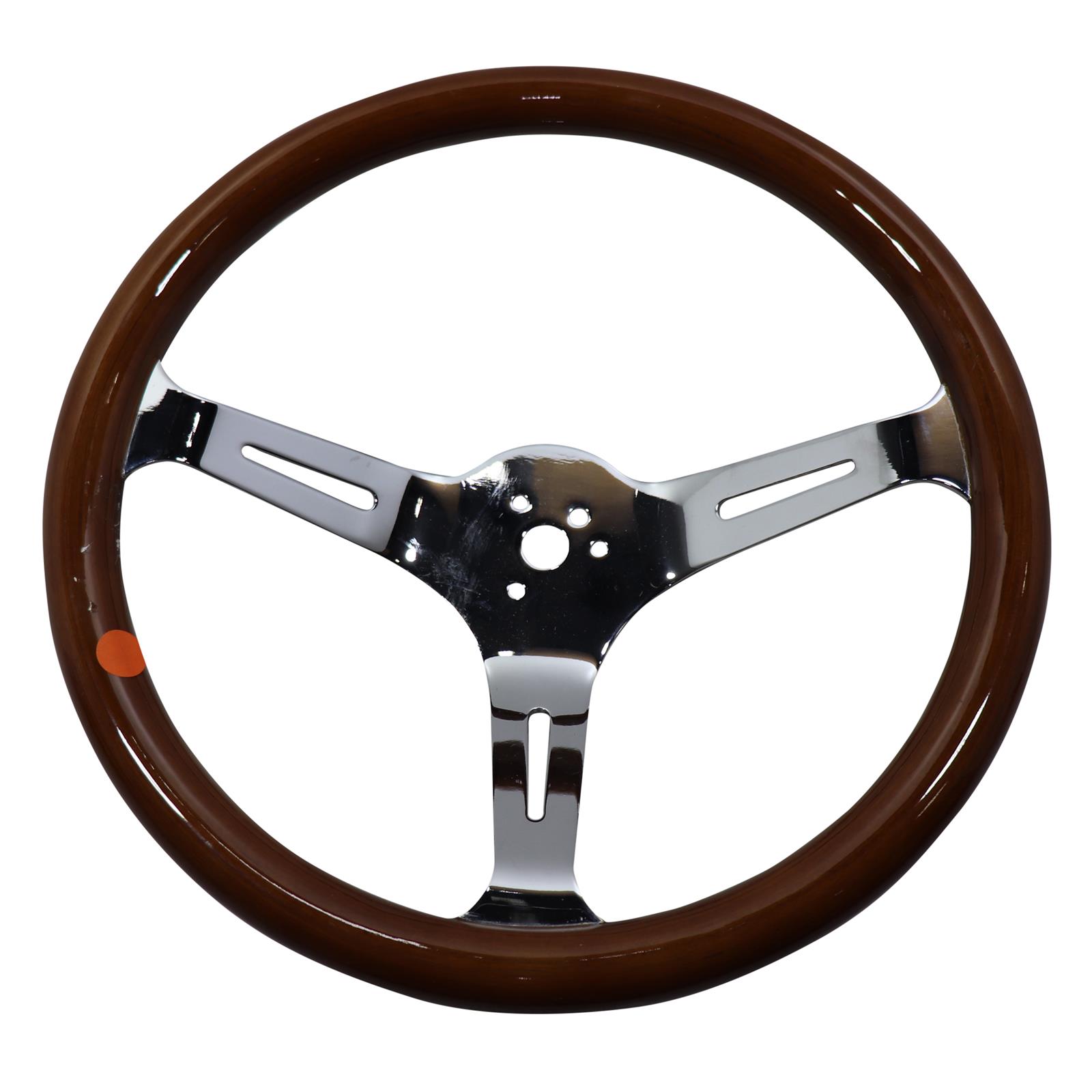 EMPI 79-4026-7 Light Classic Wood Steering Wheel, 15 x 3, 31mm