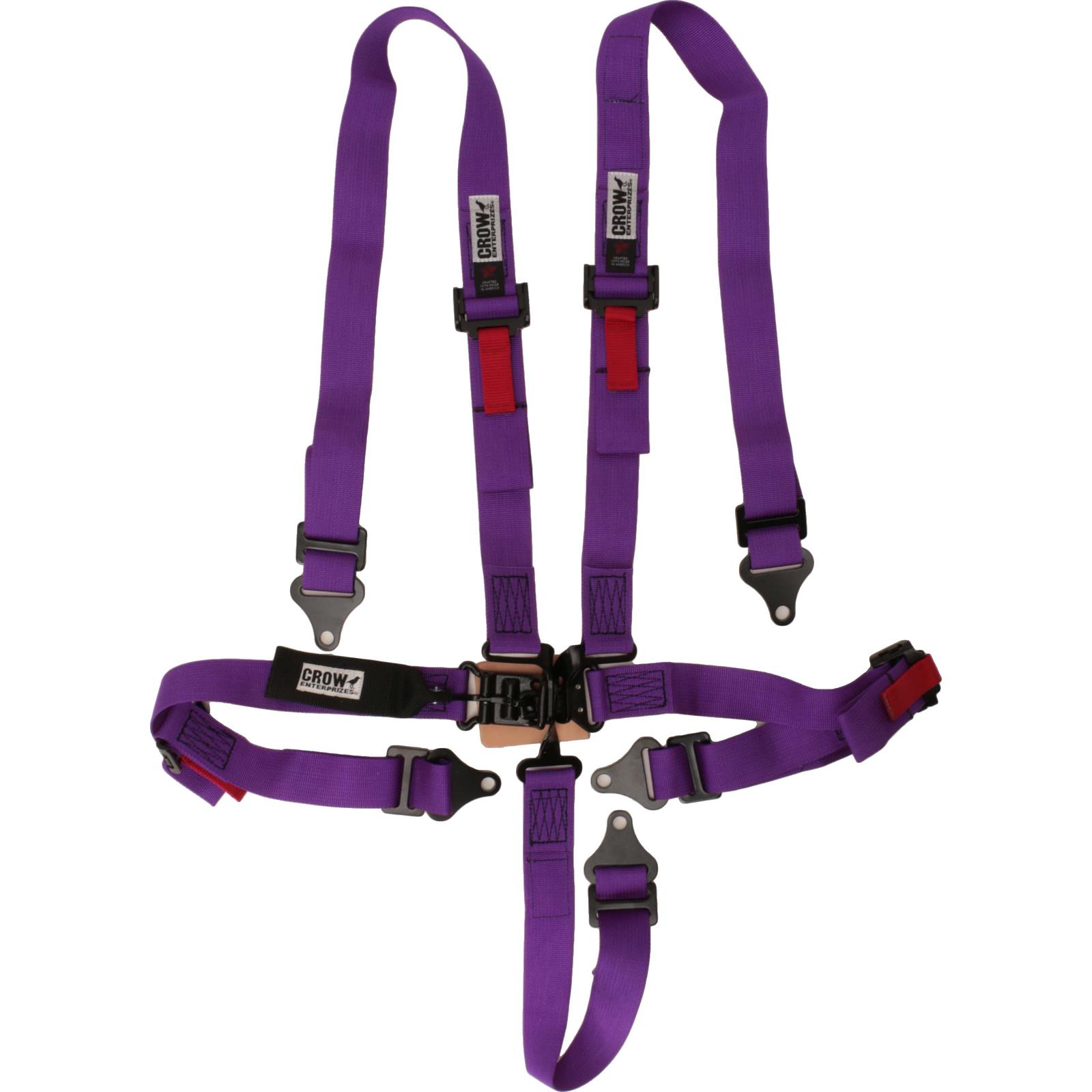 Crow 11185AB Pro Series Racing Harness, 2 Inch, Purple