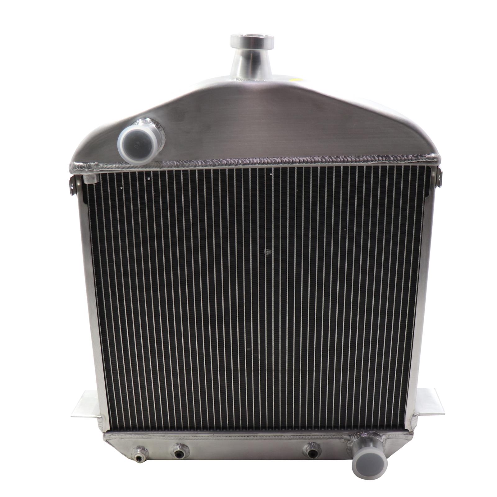 Speedway 1917-1923 T-Bucket Buffed Aluminum Radiator-Chevy Outlet