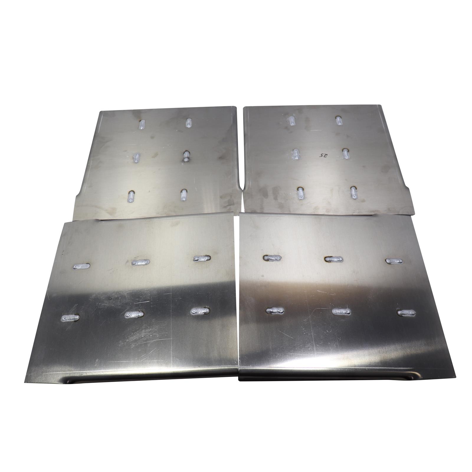 Aluminum Ramps for Low-Profile Scale Pads, 15 Inch Long, Set of 4