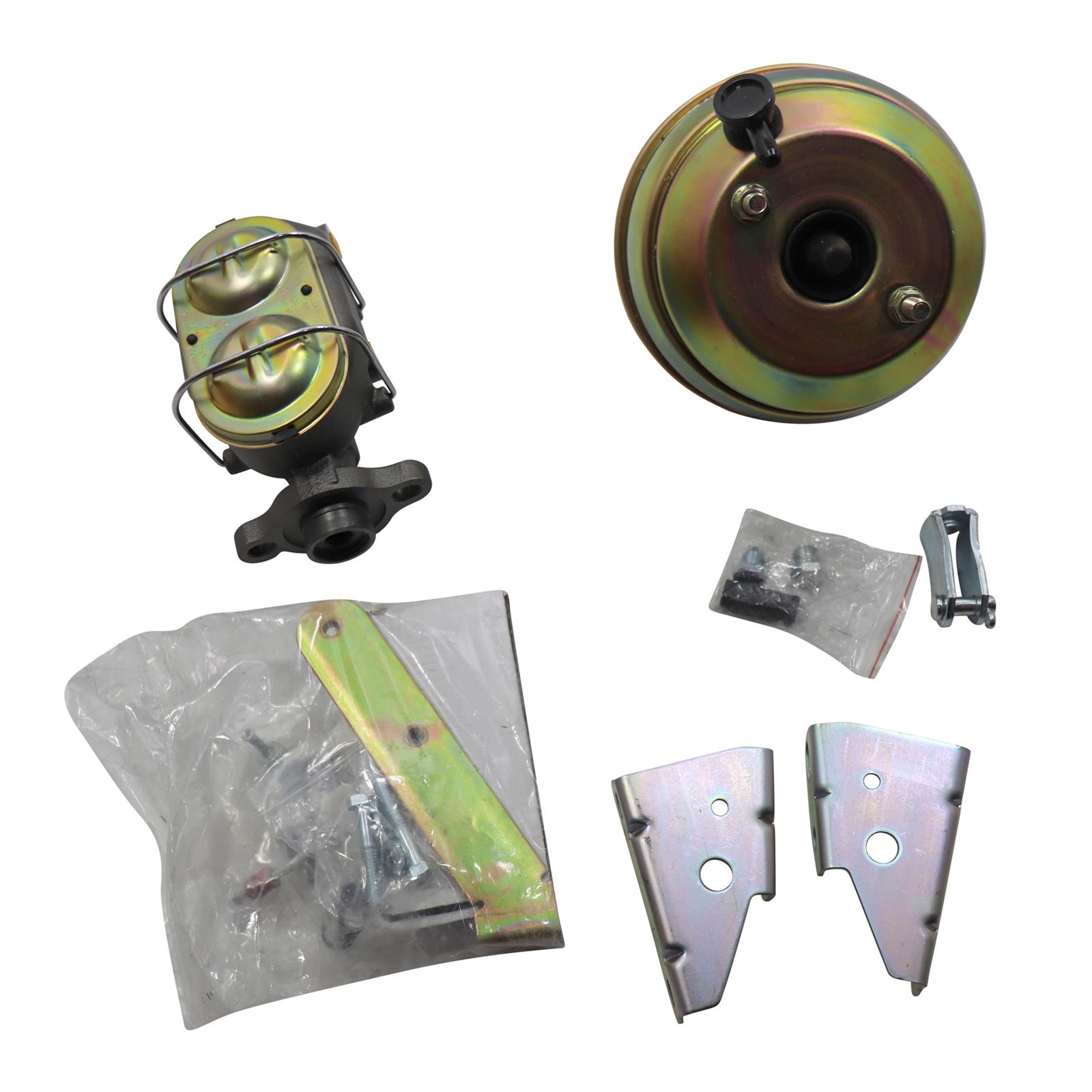 64-72 GM A, F, X Body Brake Booster Conversion Kit, 1-1/8 In Bore