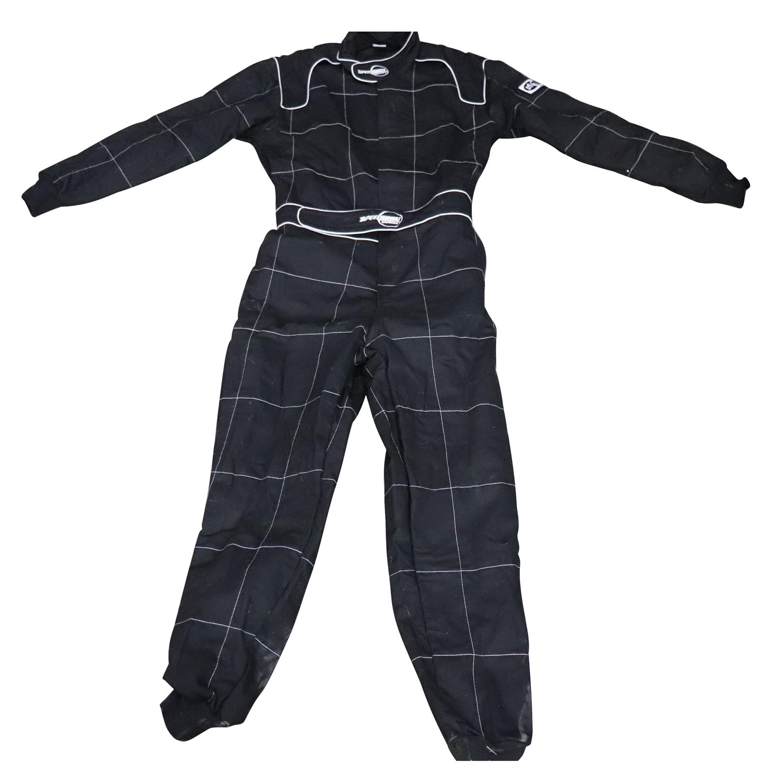 Speedway Black 2 Layer Racing Suit-One Piece-SFI-5 Rated, XL