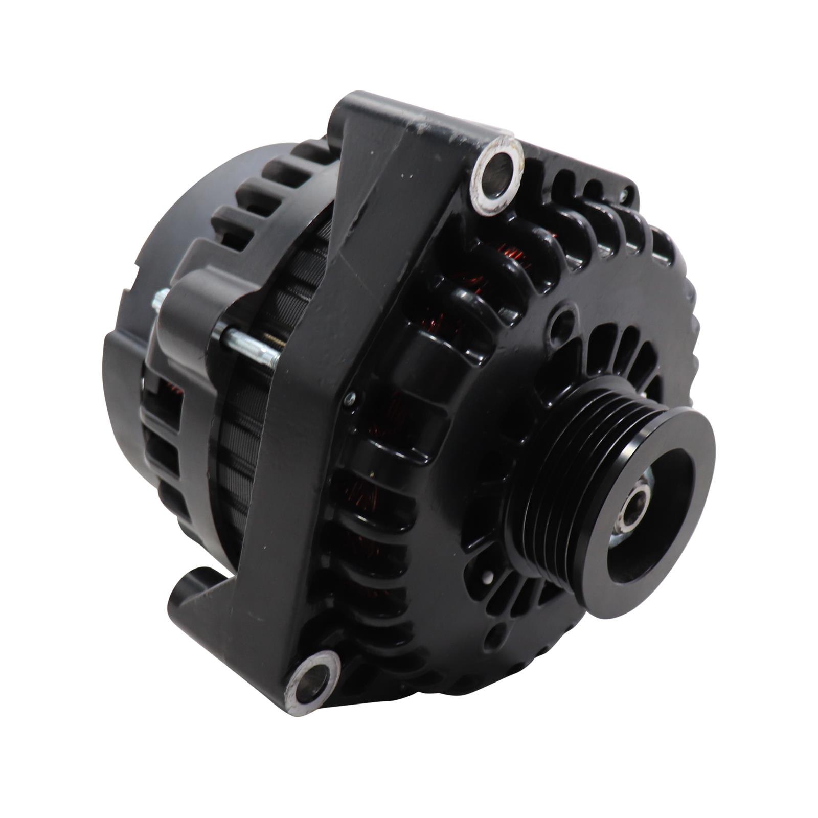 GM AD244 Style High Output 220 Amp All Black Alternator