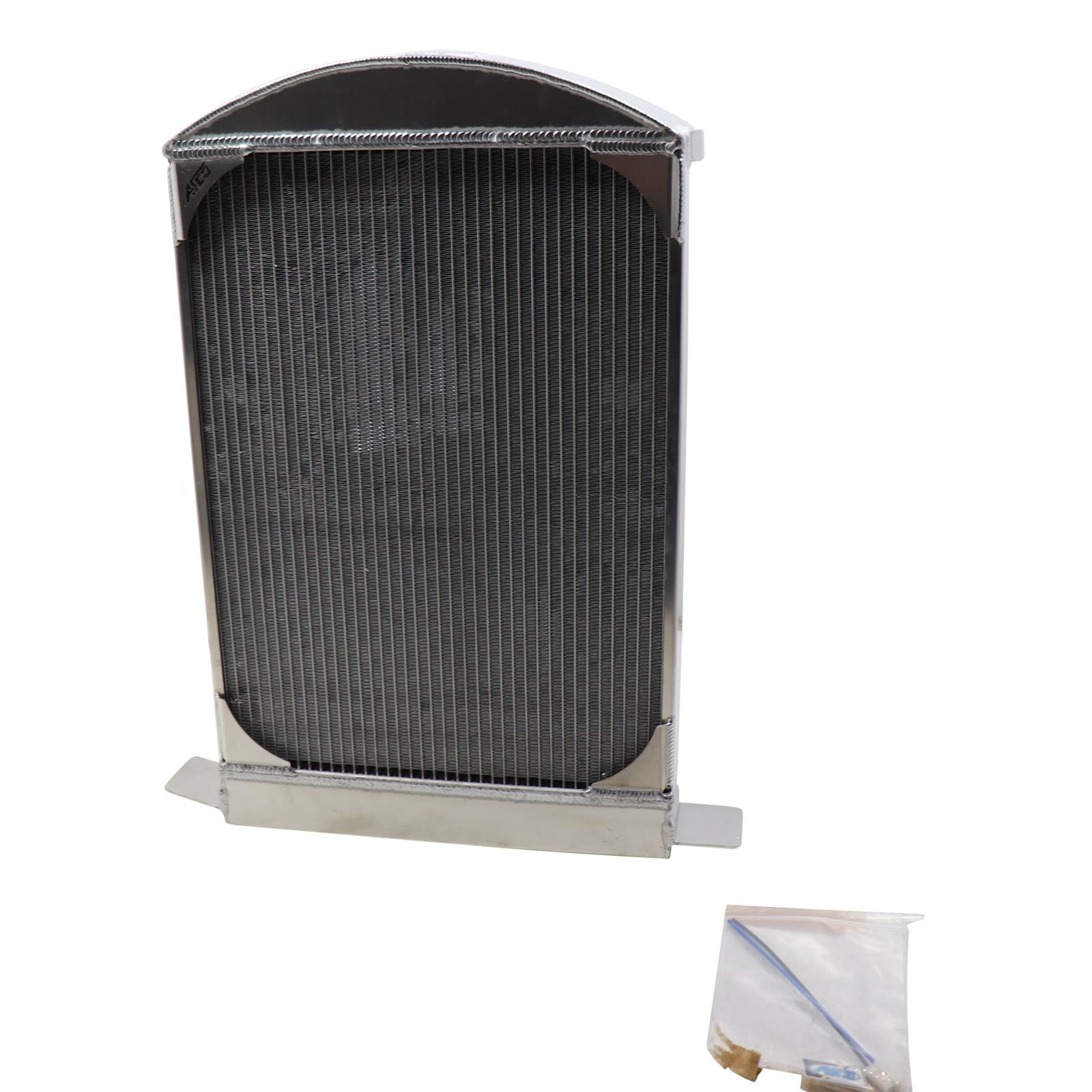 AFCO 80149-S-SS-Y 1936 Ford Aluminum Radiator, Chevy Engine