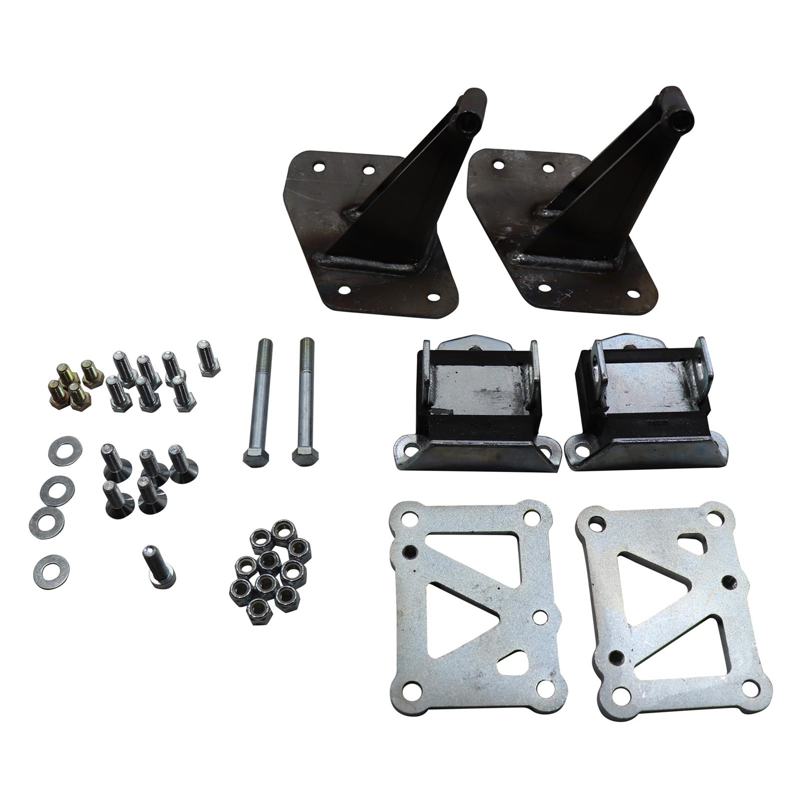 1955-57 Chevy Tri-5 LS Swap Motor Mount Kit, Bolt-In Polyurethane