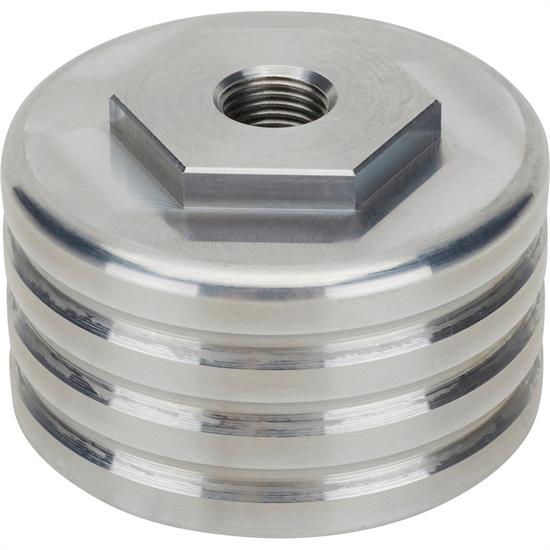 Speedway Aluminum Short Shock Cup, 1/2-20 Inch Thread, 1.5 Inch T