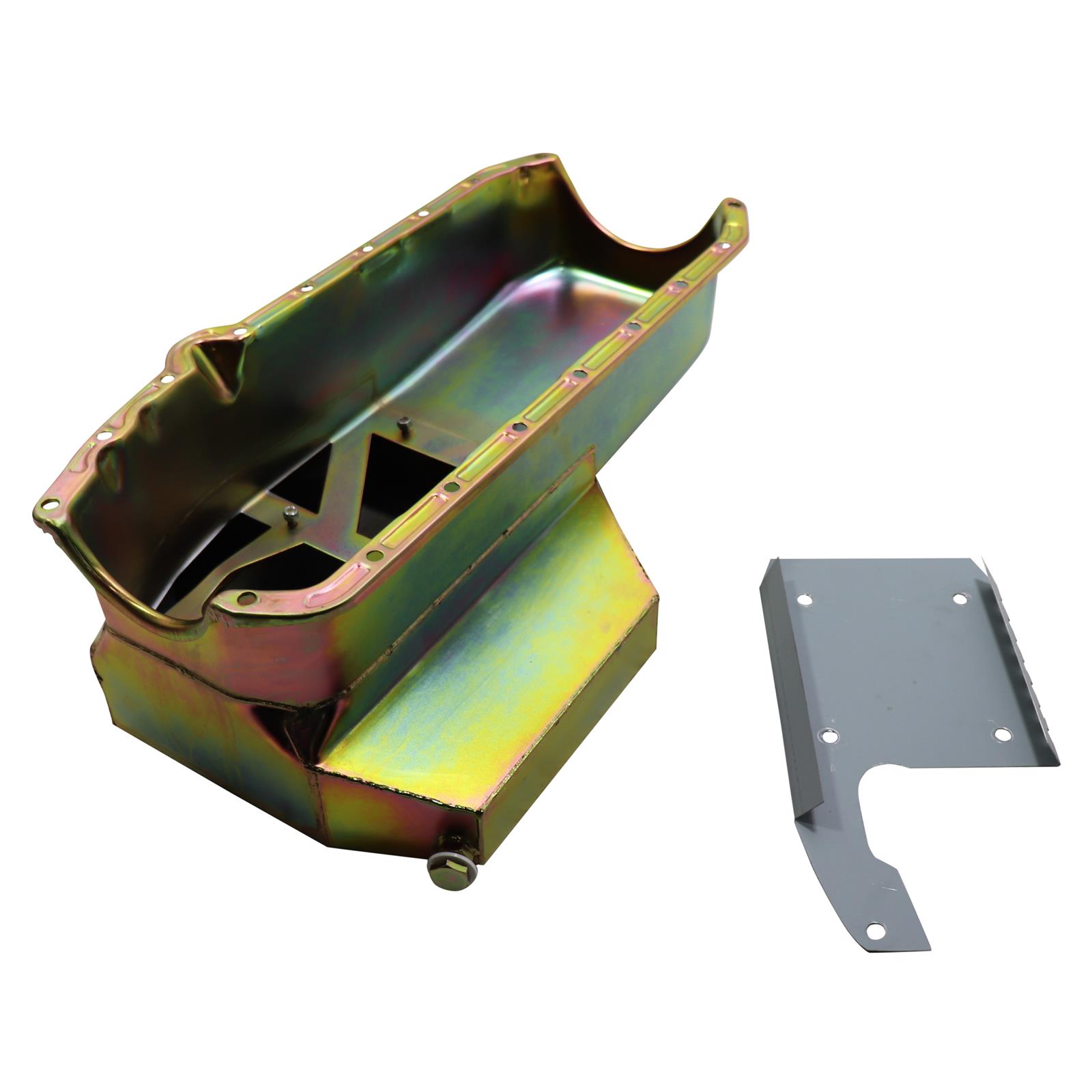 Speedway 57-79 SBC Small Block Chevy Champ-Style Oil Pan, 7 Quart