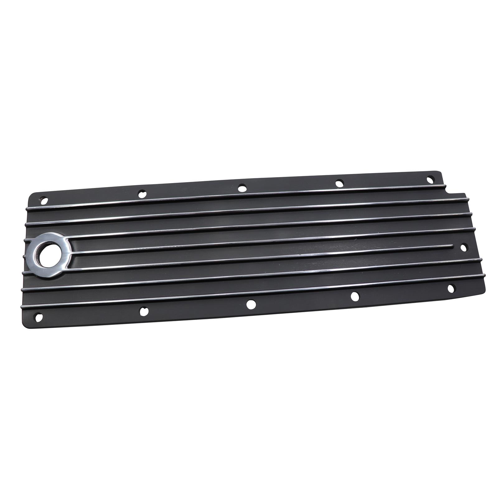 LS Series Engine Valley Plate, Black