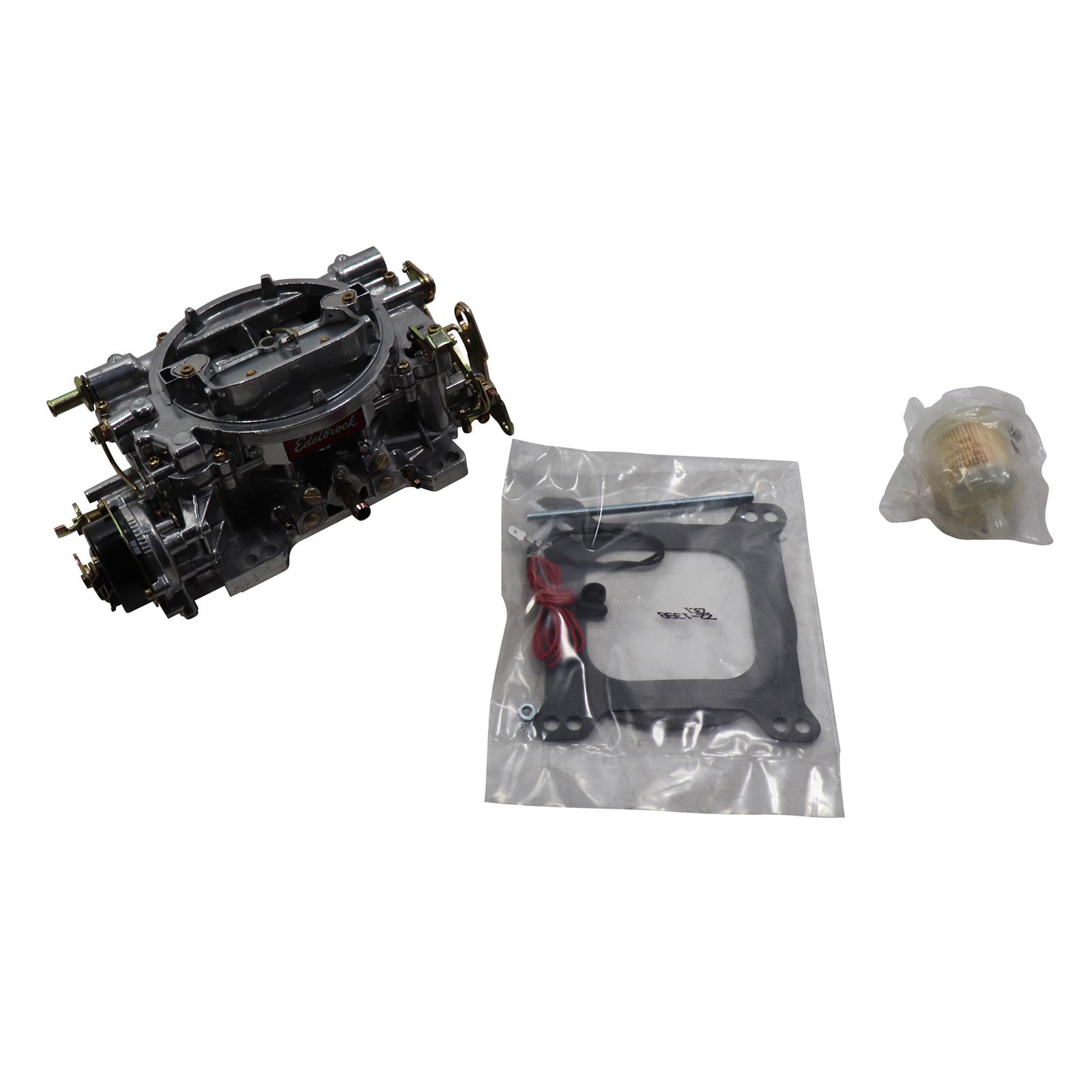 Edelbrock 1406 Performer 600 CFM 4 Barrel Carburetor, Electric Ch