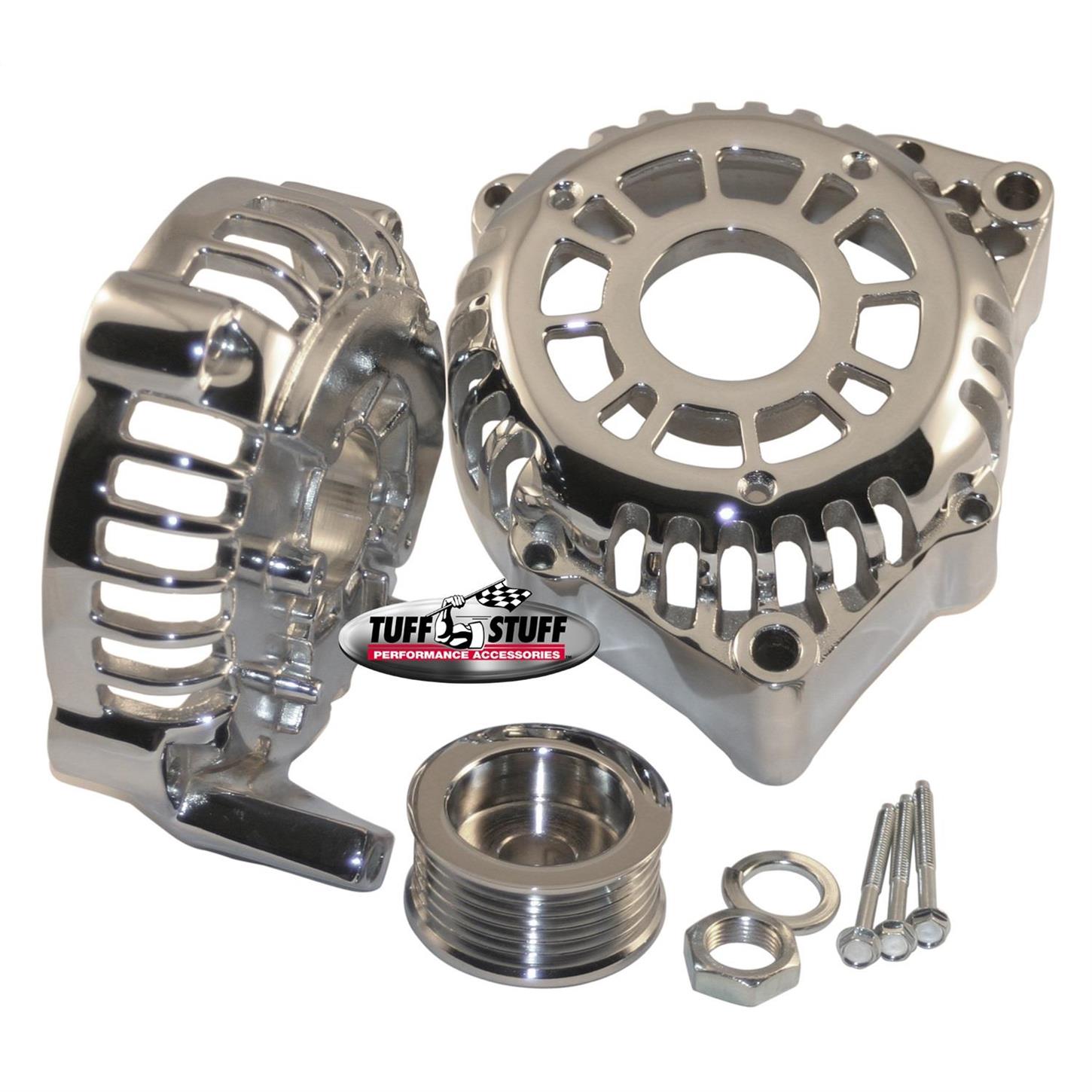 Tuff Stuff 7500L Chrome Alternator Case For Alternator Model 8206