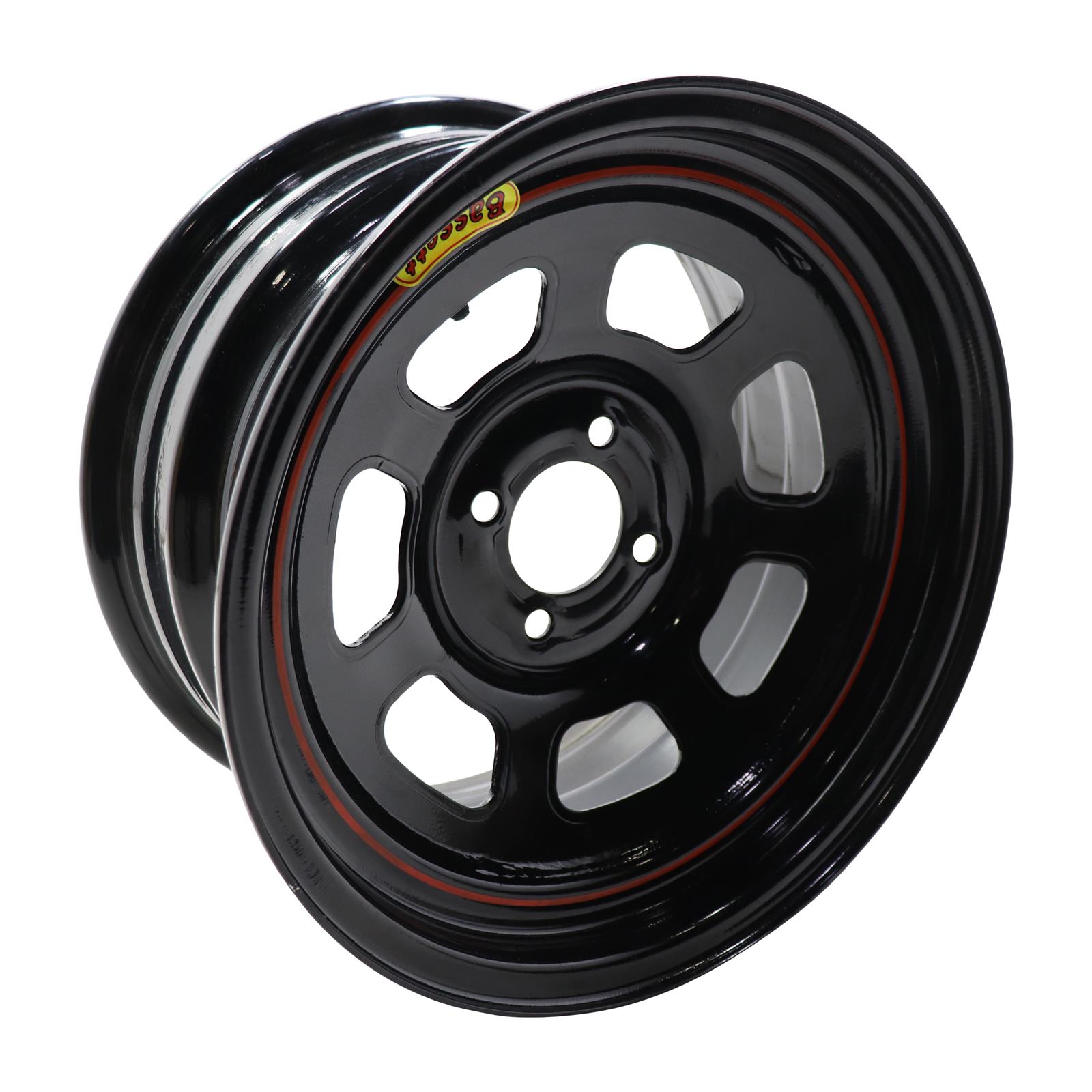 Bassett D58DH475 15x8 DOT D-Hole Wheel, 4x100 mm, 4.75 Backspace