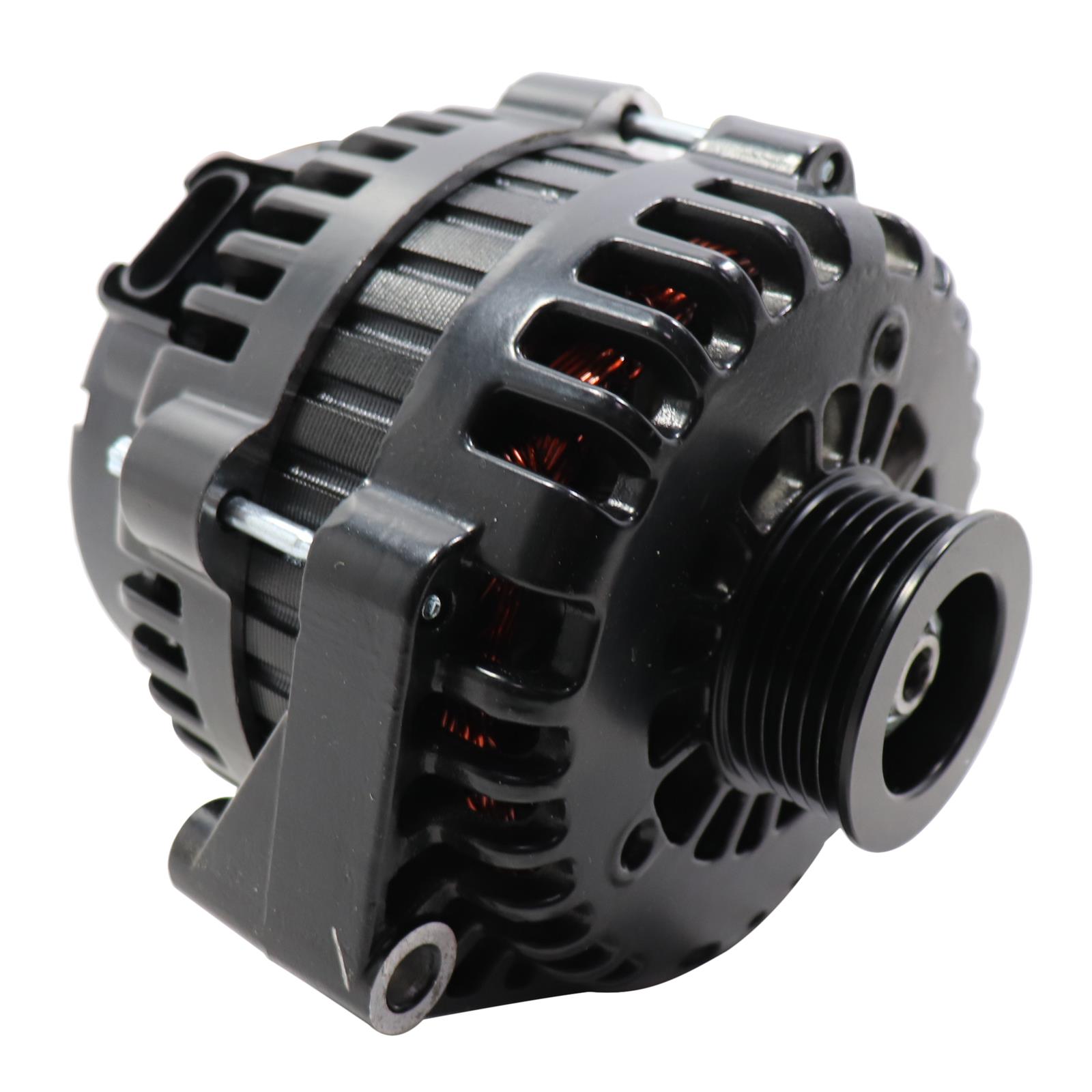 GM AD244 Style High Output 220 Amp All Black Alternator