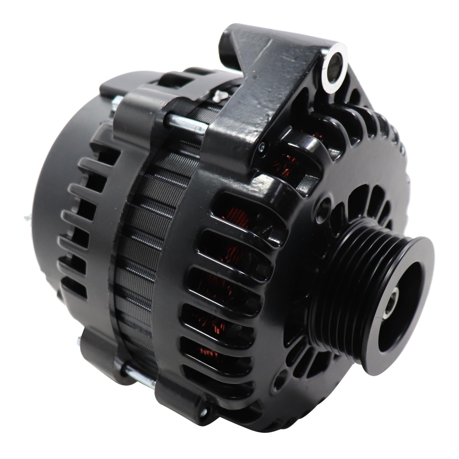 GM AD244 Style High Output 220 Amp All Black Alternator