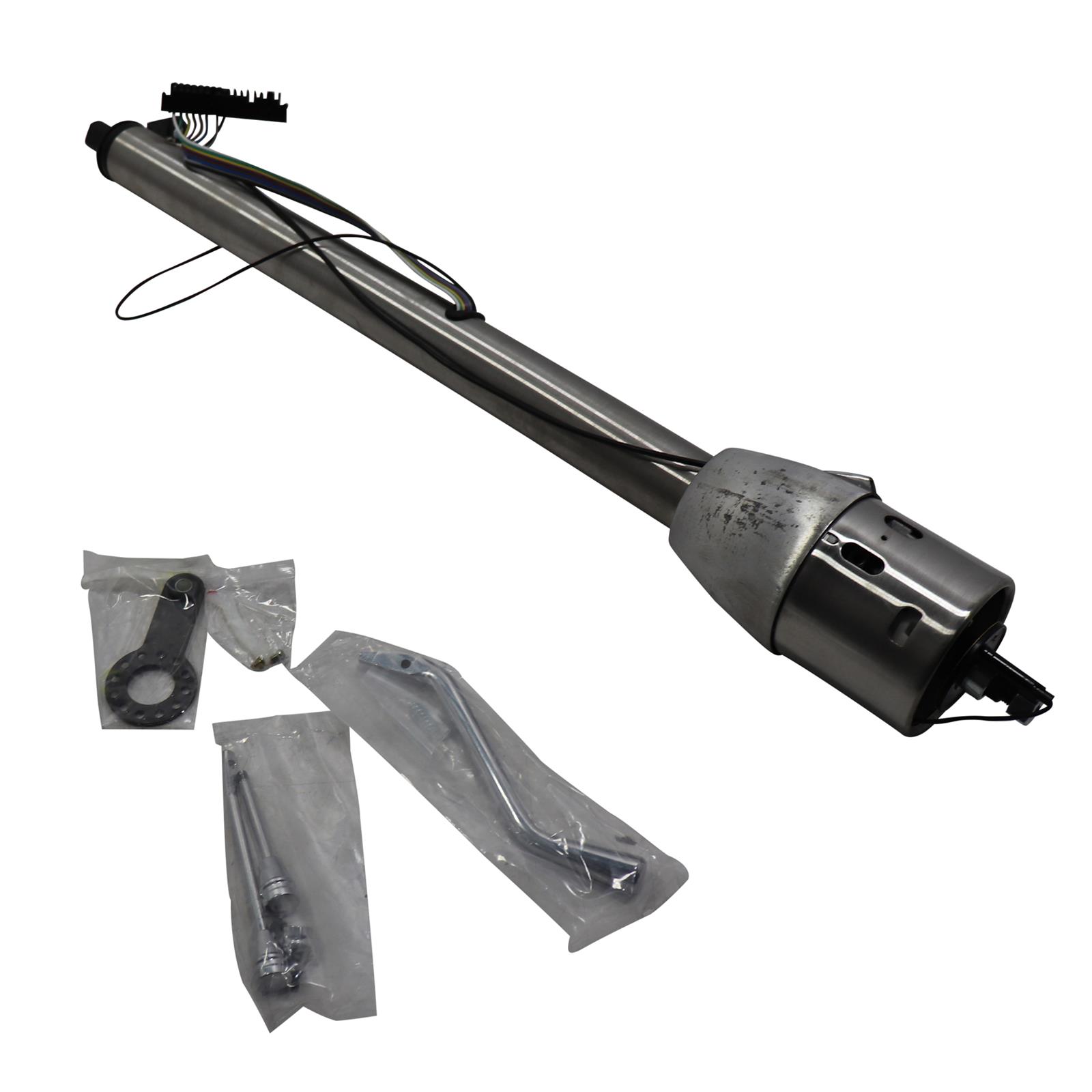 Universal GM Tilt Steering Column With Shifter, 32", Raw