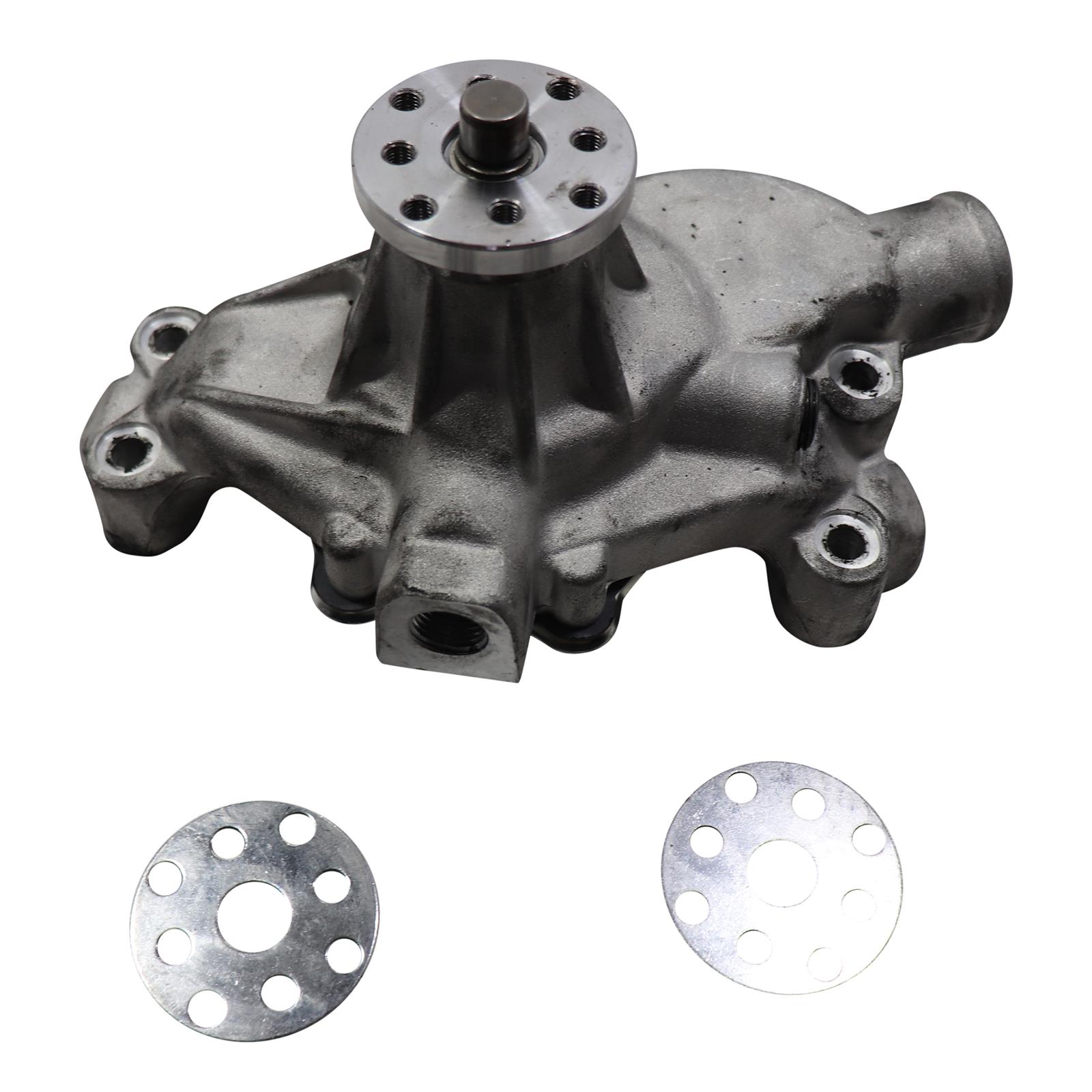 Speedway Small Block Chevy Short Aluminum Water Pump, Plain