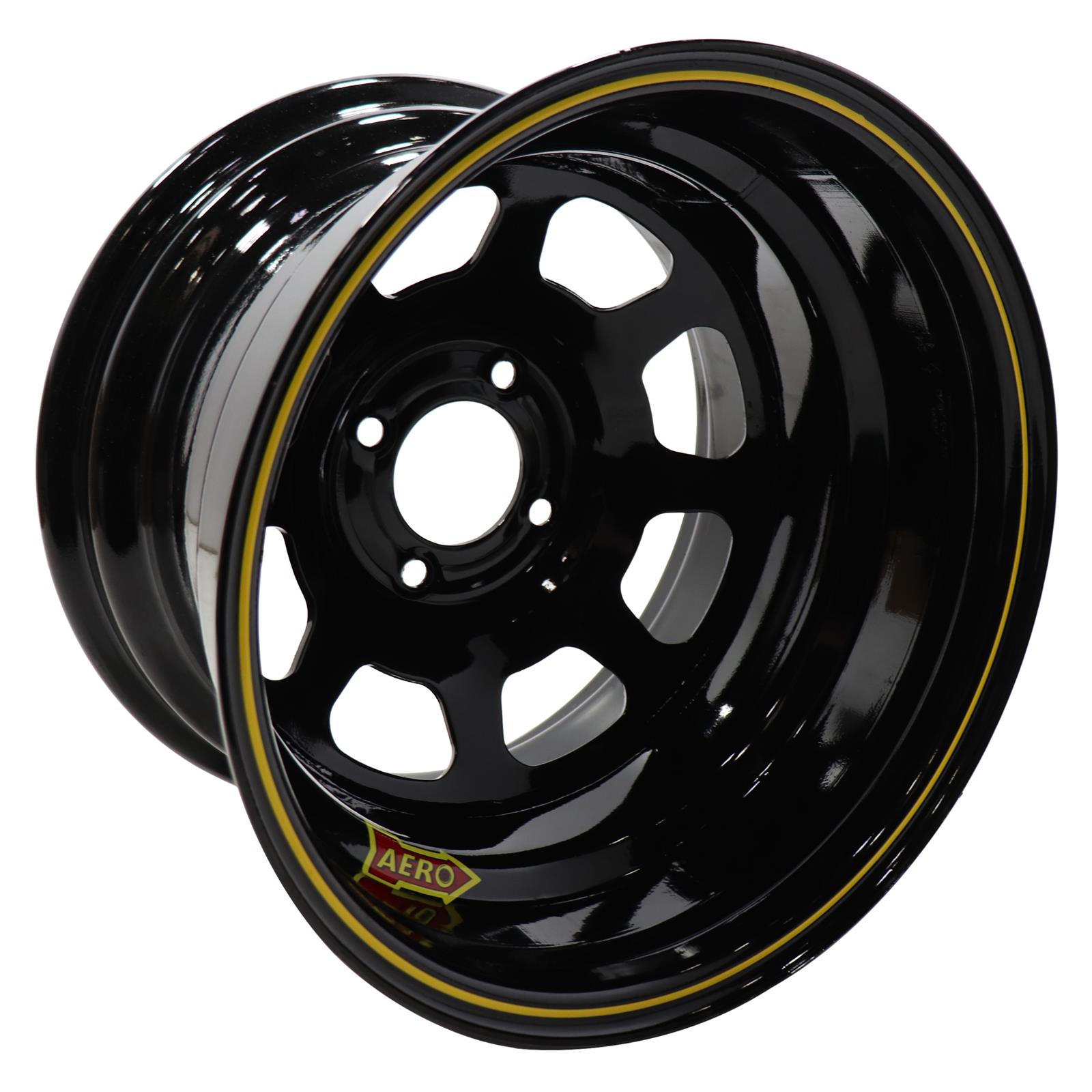 Aero 55-104520 55 Series 15x10 Wheel, 4-lug, 4x4.5 BP, 2 Inch BS