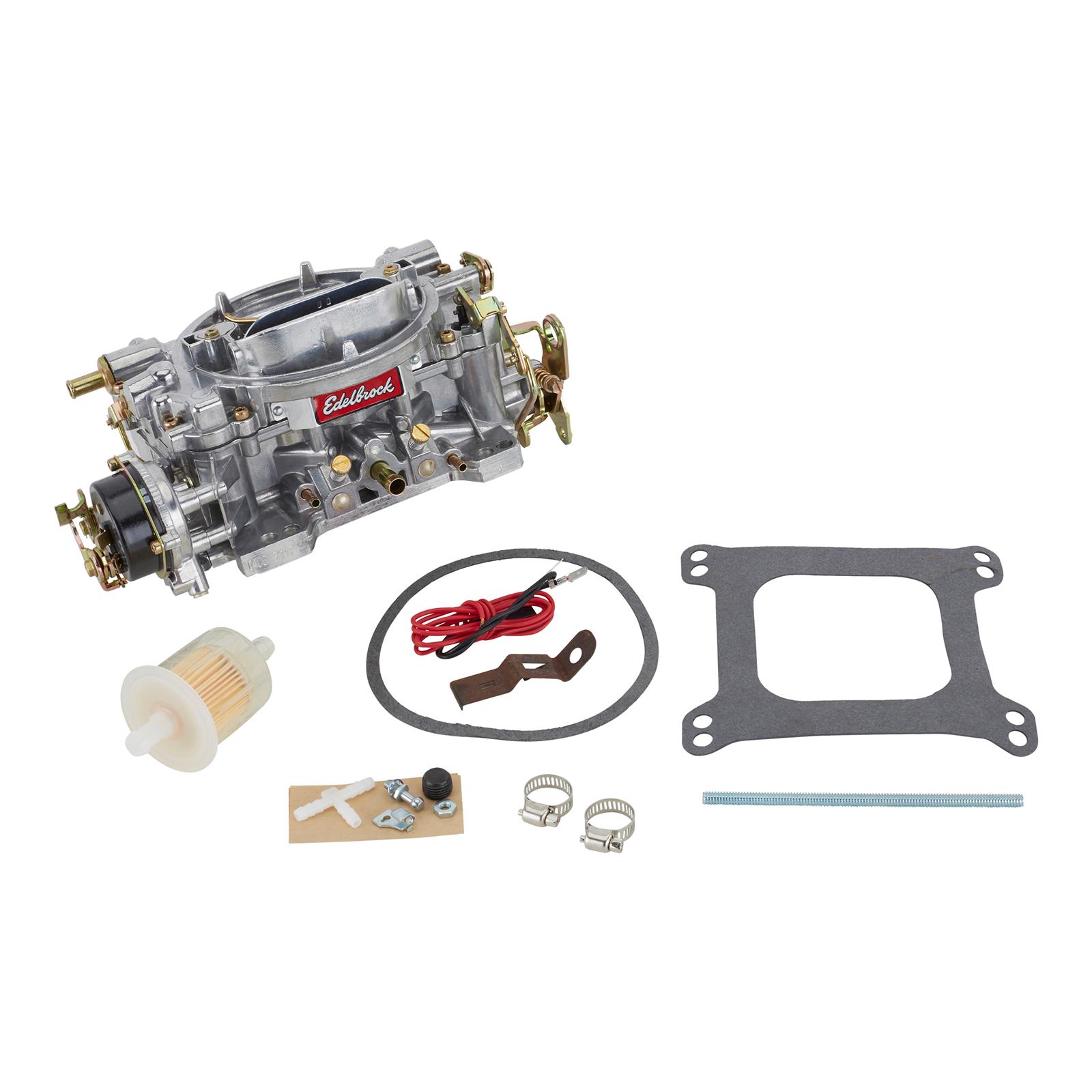 Edelbrock 1406 Performer 600 CFM 4 Barrel Carburetor, Electric Ch