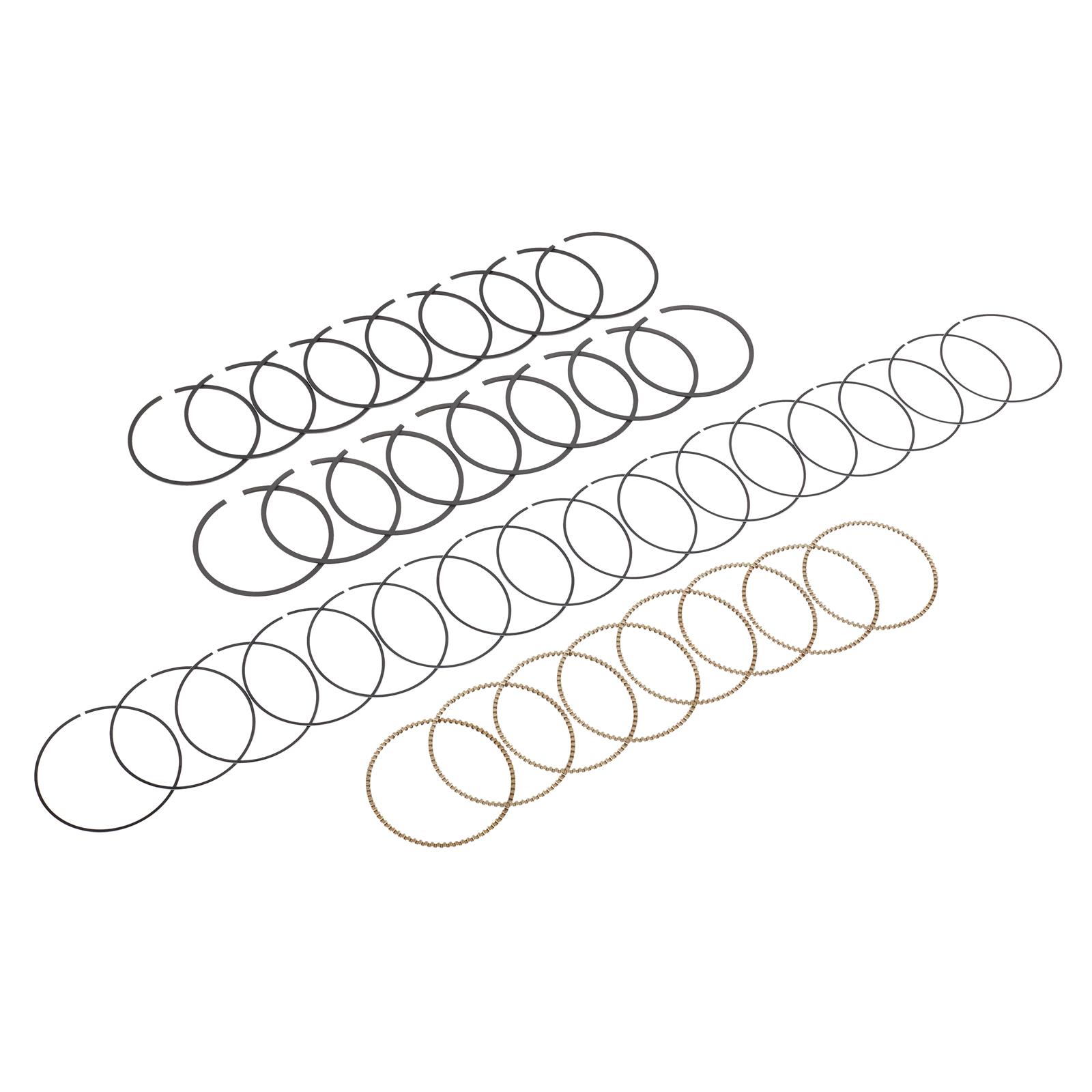 Hastings 2M4860 GM LS Piston Rings, 1.5/1.5/3mm, Standard Size
