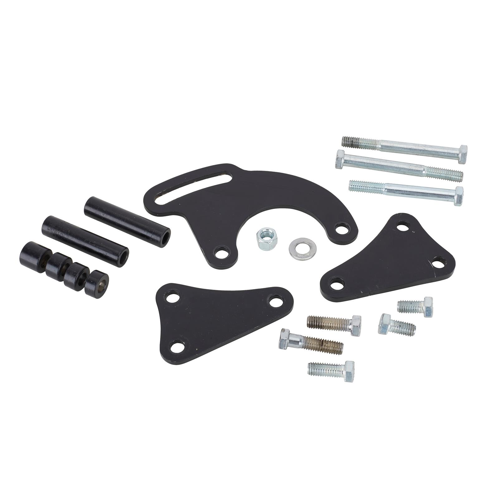 Bills Hot Rod Co.1200 Series SBC Side Mount P/S Bracket, Black