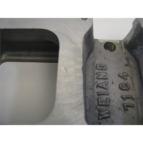 Garage Sale - 6-71 GMC Dual Carb Adapter, Unpolished