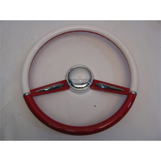 Garage Sale - Two-Tone Spoke Wheel, Red & White