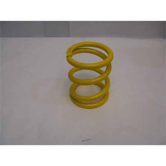 AFCO Yellow 2-5/8 I.D. Coil-Over Spring, 4 "es Tall, 600 Rate