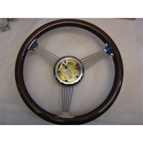 Garage Sale - Grant Classic Banjo Steering Wheel, Mahogany Rim