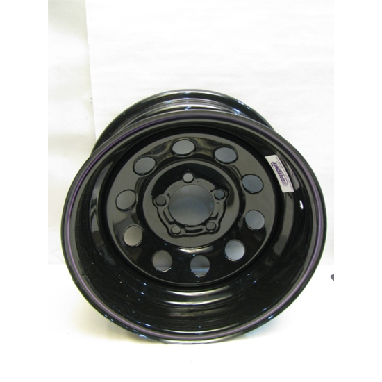 Garage Sale - Black Circle Track Wheel, 15X7, 5 on 4-1/2 Inches, 2 Inch ...